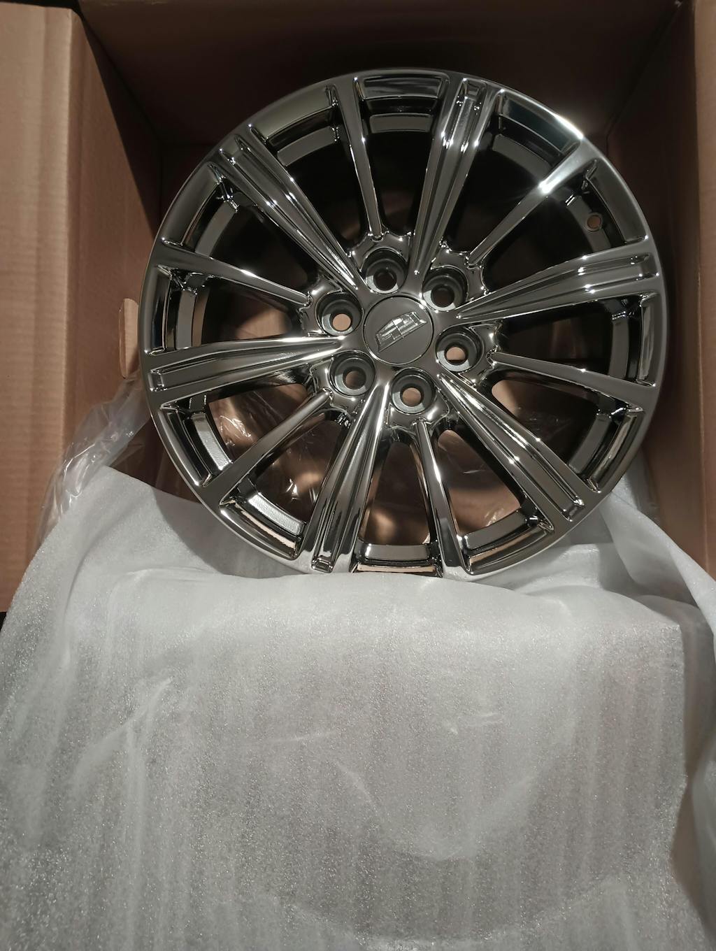 17" Cadillac CTS Sedan PVD Chrome wheels rims Factory OEM GM set 4 466 ...