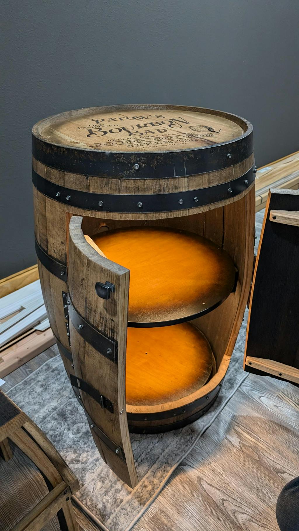 Whiskey Barrel Stools – The Whiskey Workshop
