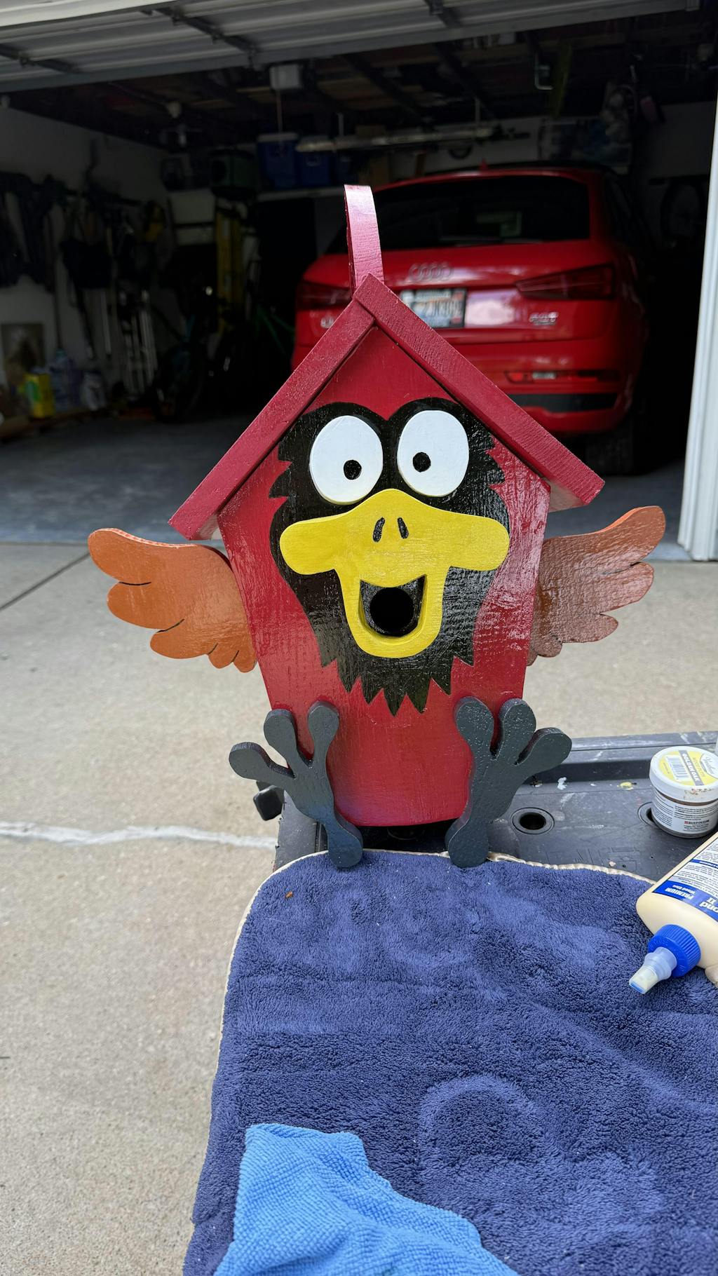 Krazy Kardinal Birdhouse Pattern - The Winfield Collection