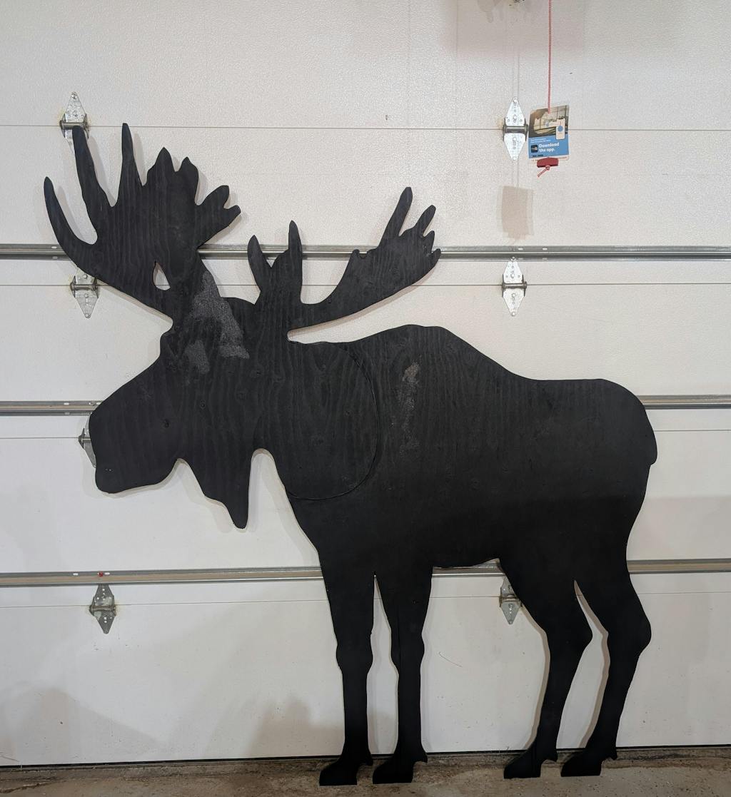 Moose Shadow Woodcrafting Pattern - The Winfield Collection