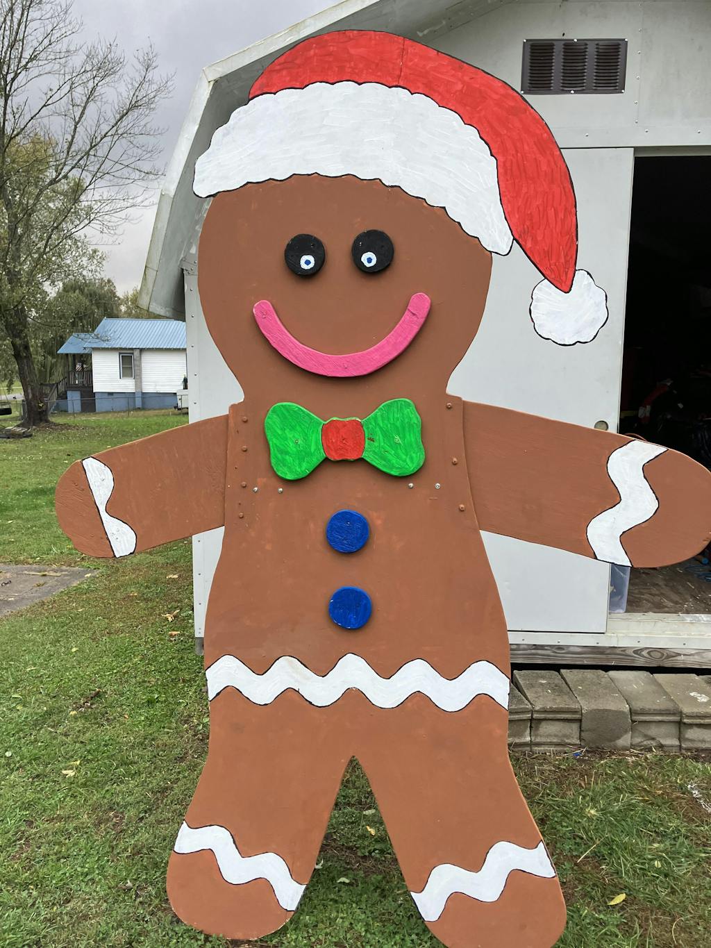 GIGANTIC Gingerbread Man Woodcraft Pattern - The Winfield Collection