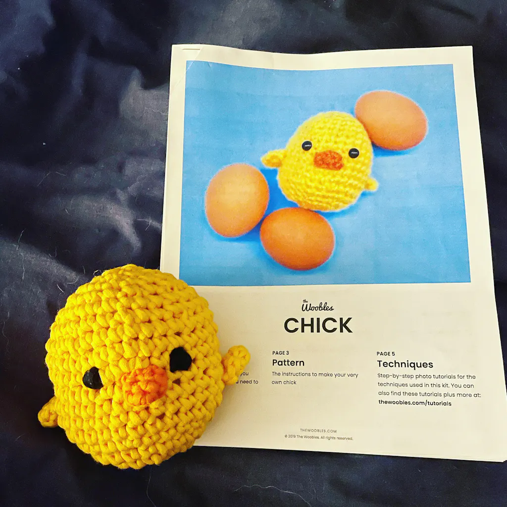 Chick Crochet Kit for Beginners | The Woobles