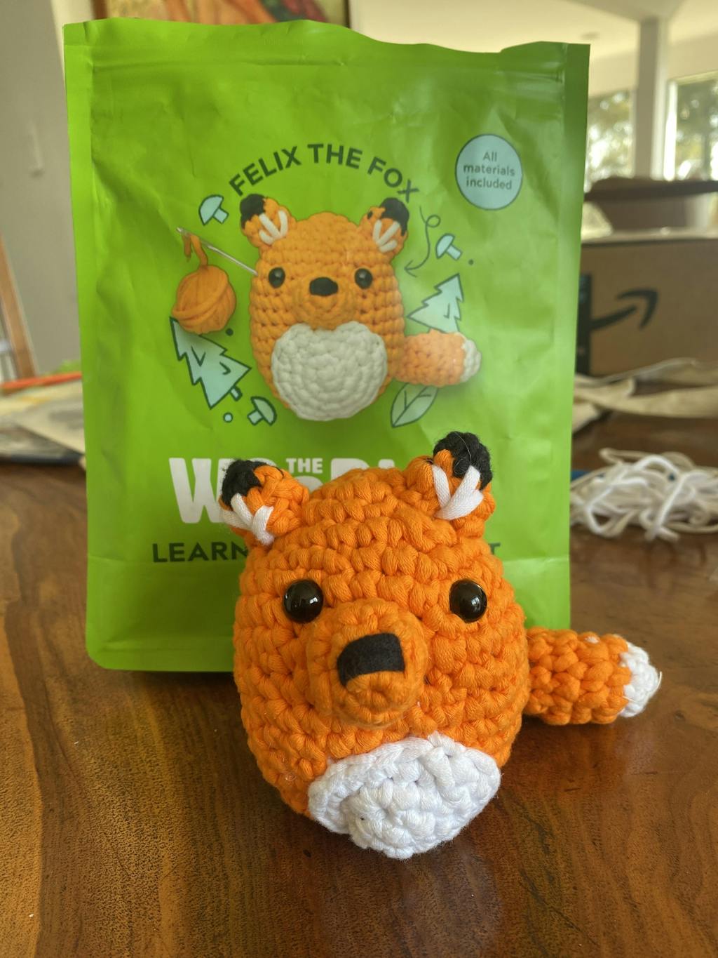 Fox Crochet Kit for Beginners | The Woobles