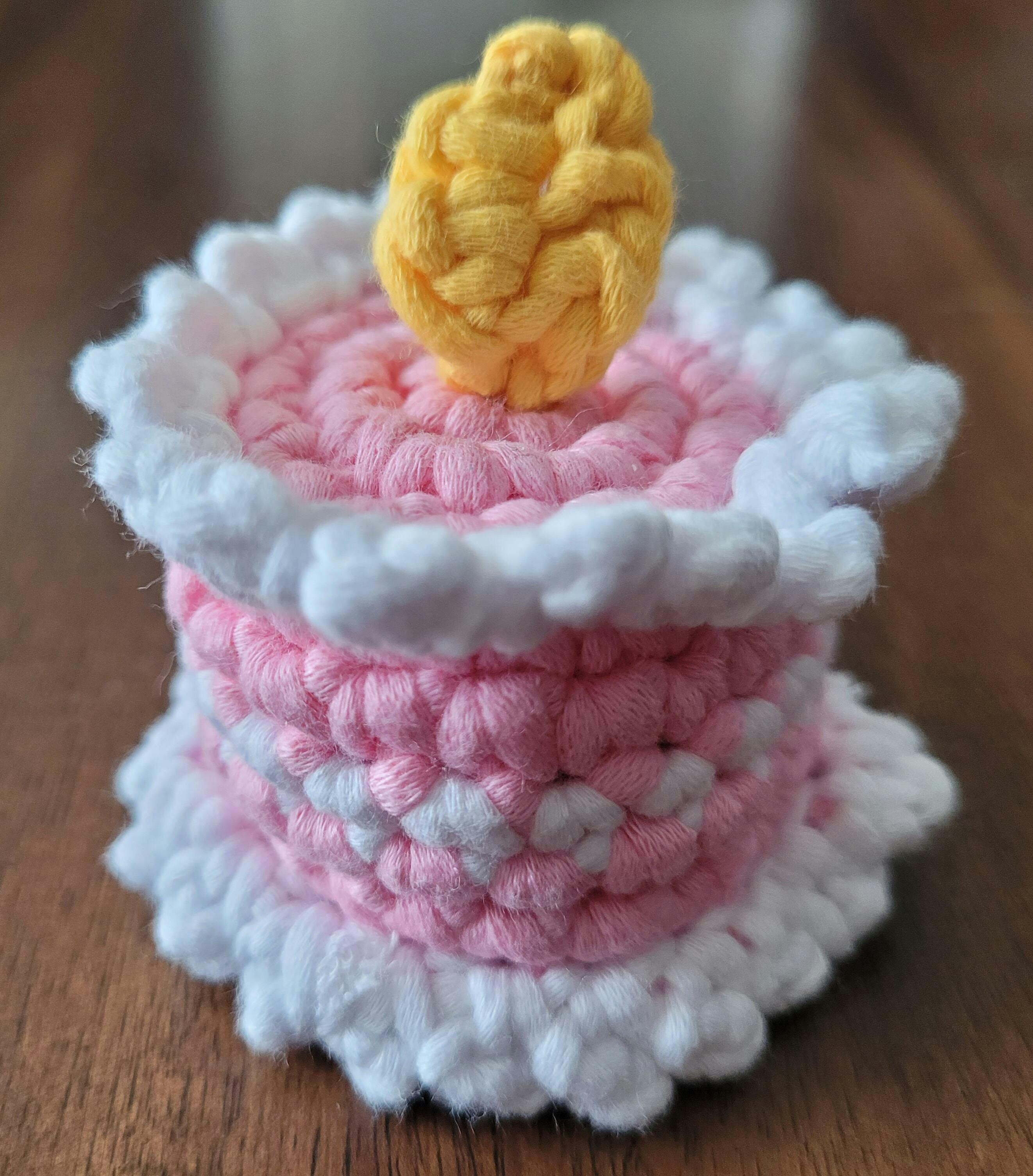 Tiny Birthday Cake Crochet Kit | The Woobles