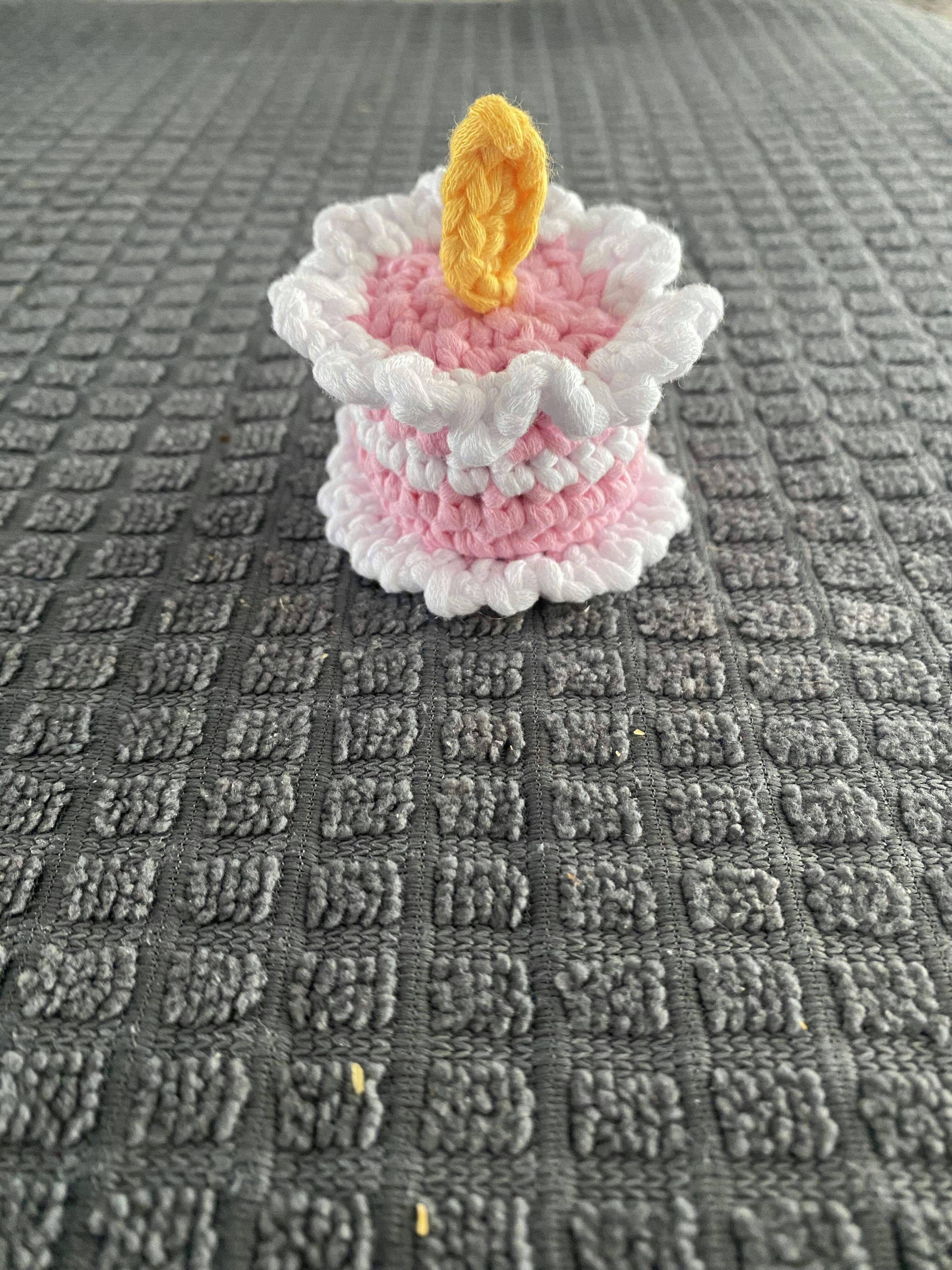 Tiny Birthday Cake Crochet Kit | The Woobles