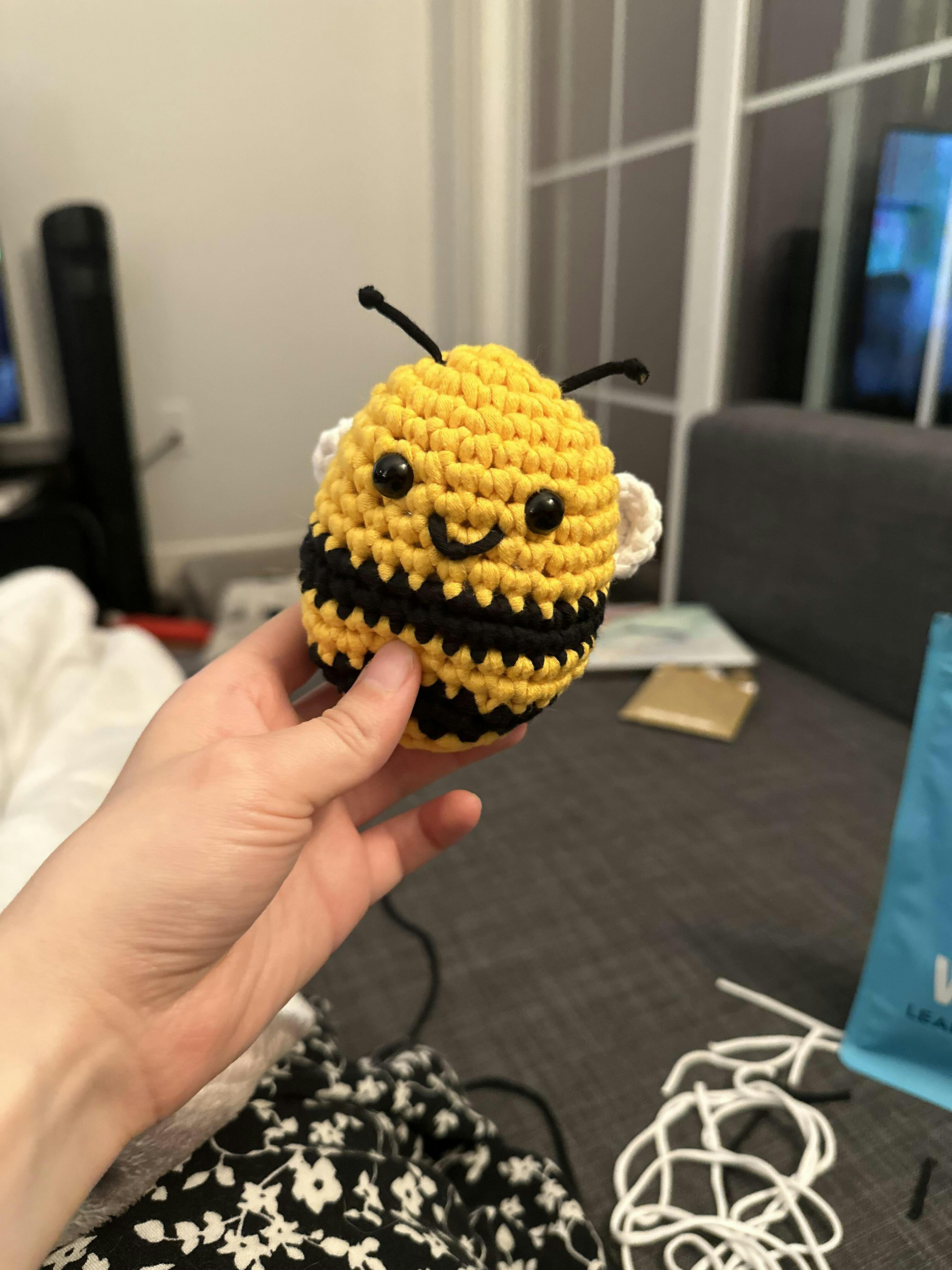 Bee Crochet Kit for Beginners | The Woobles