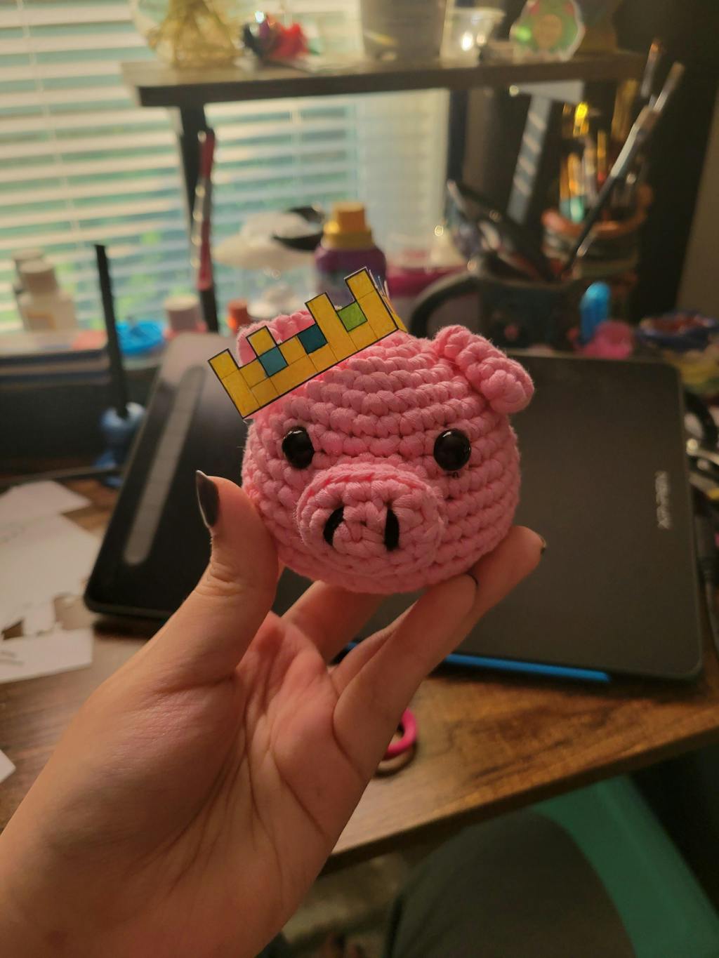 Pig Crochet Kit for Beginners | The Woobles