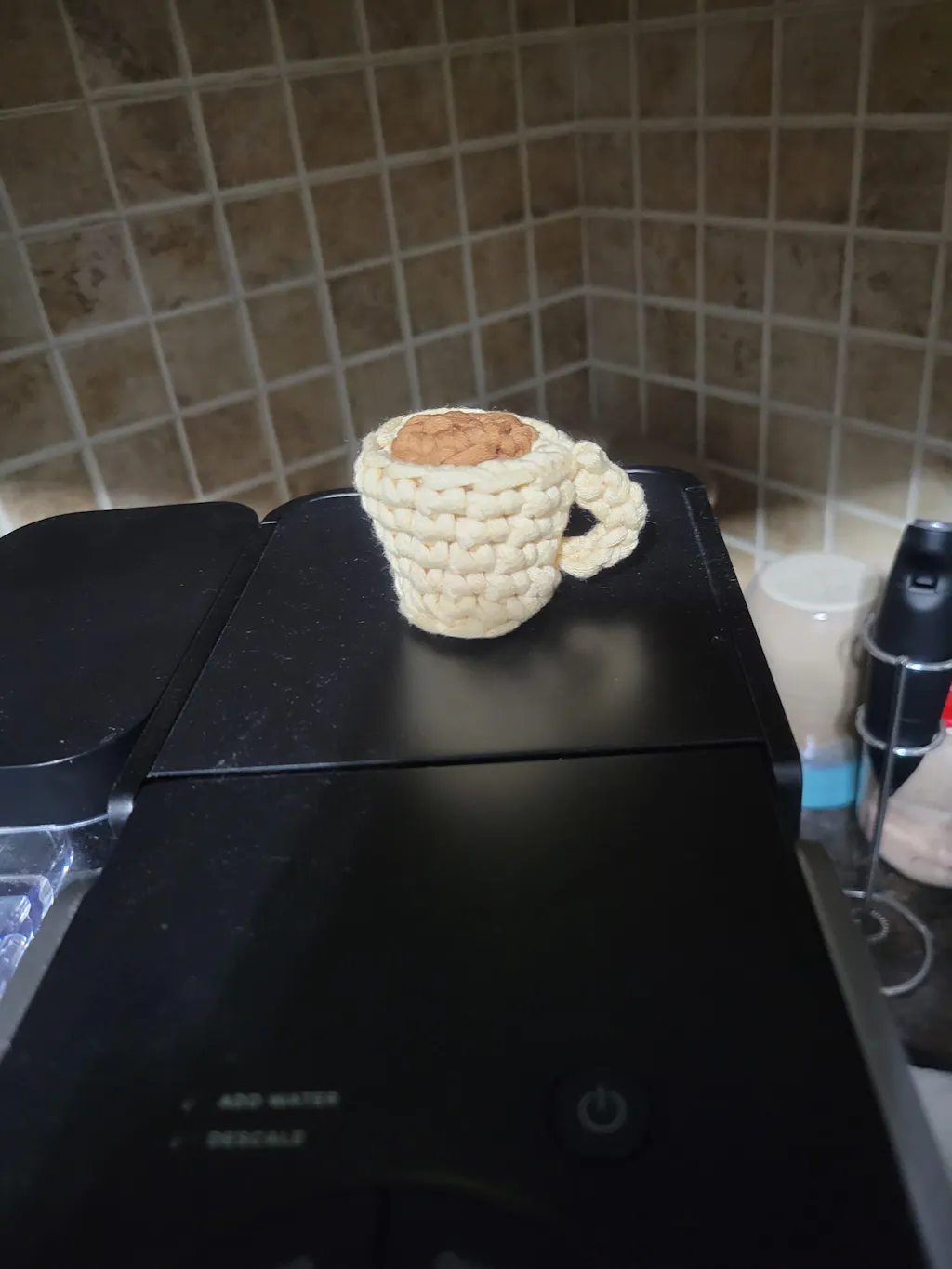 Tiny Coffee Cup Crochet Kit | The Woobles