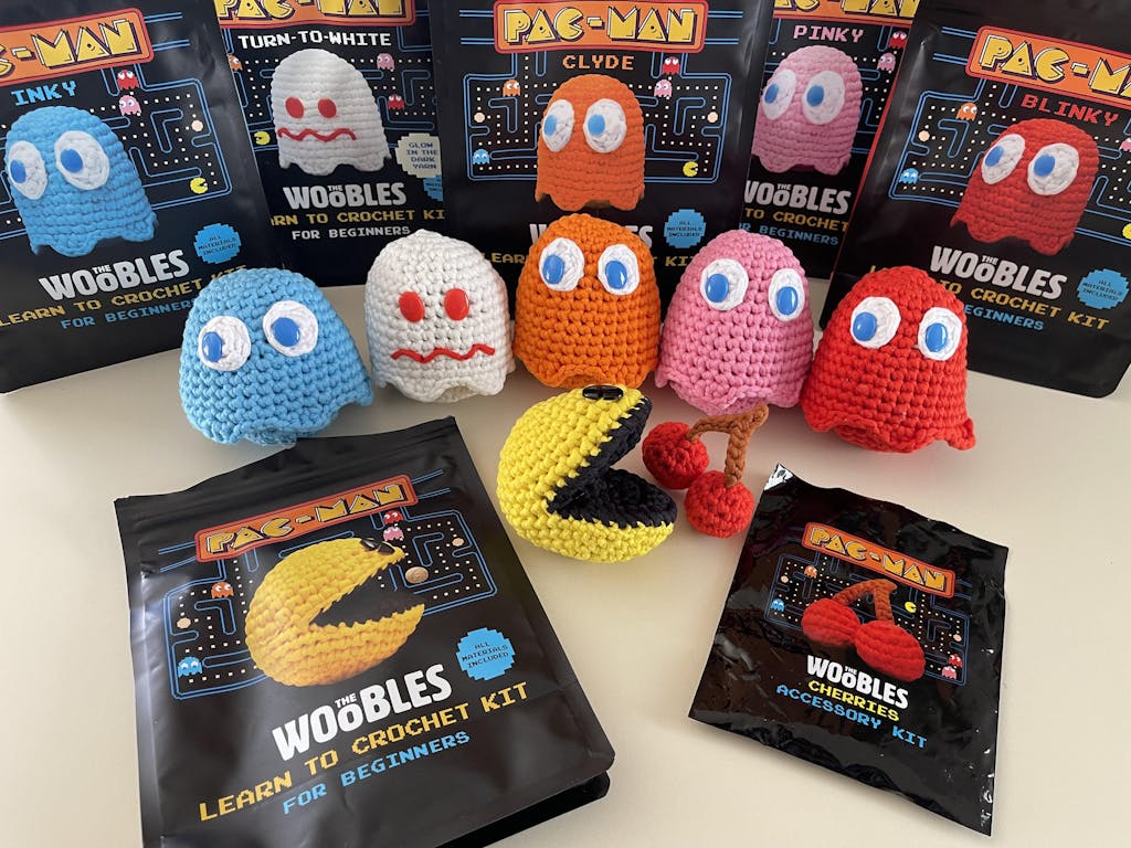 PAC-MAN-ificent Pals Crochet Kit Bundle | The Woobles