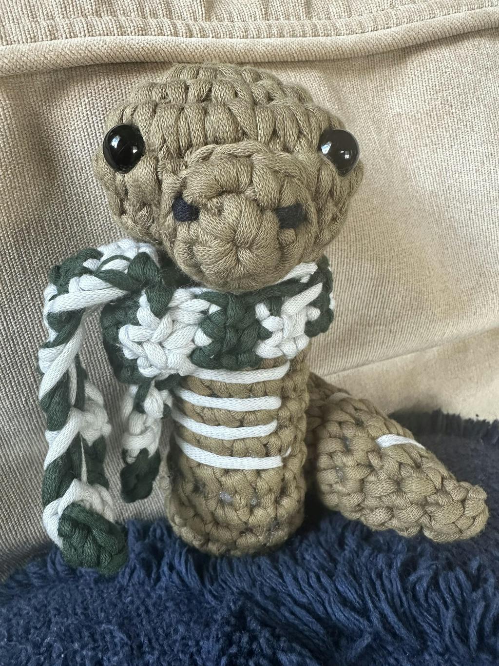 Slytherin™ Serpent and Scarf Crochet Bundle | The Woobles