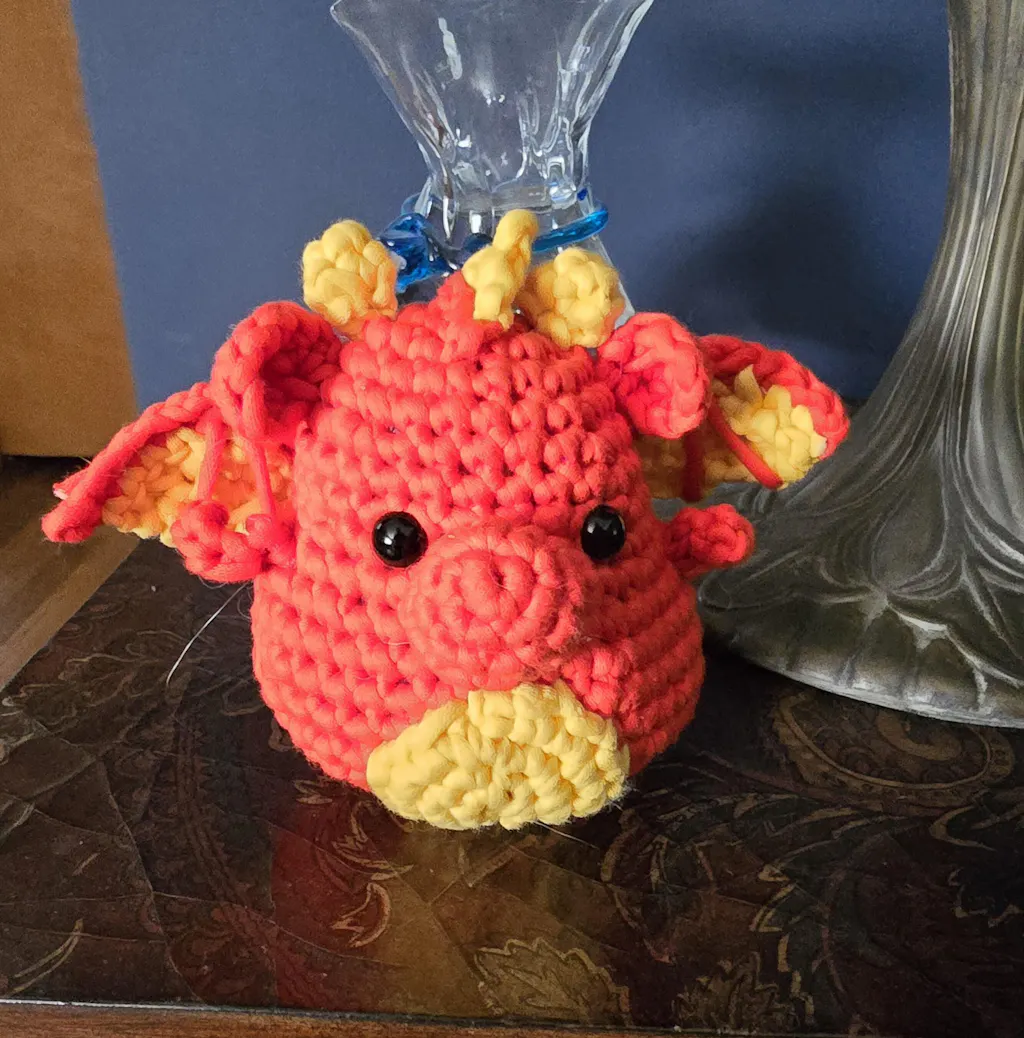 Red Dragon Crochet Kit | The Woobles