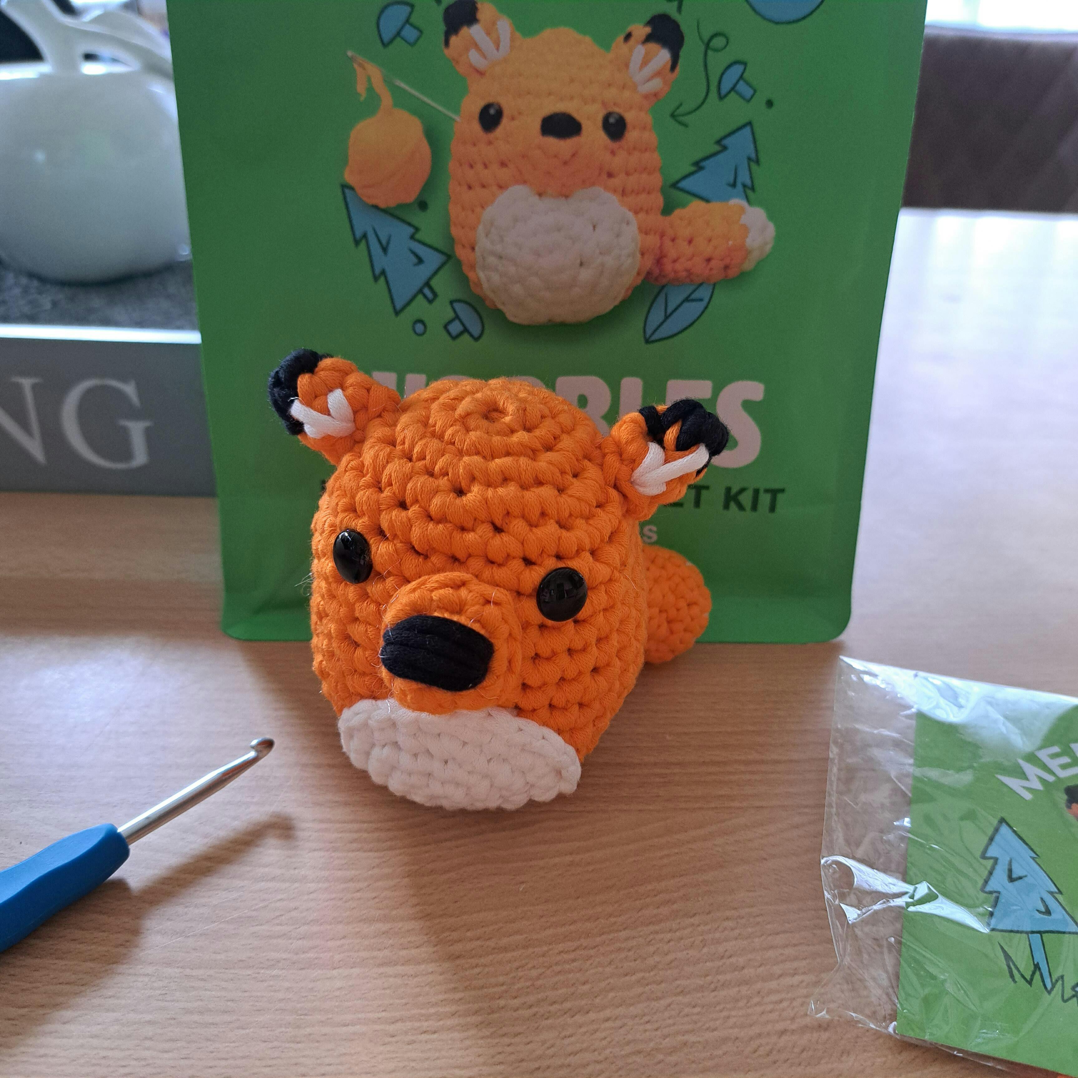 Fox Crochet Kit for Beginners | The Woobles