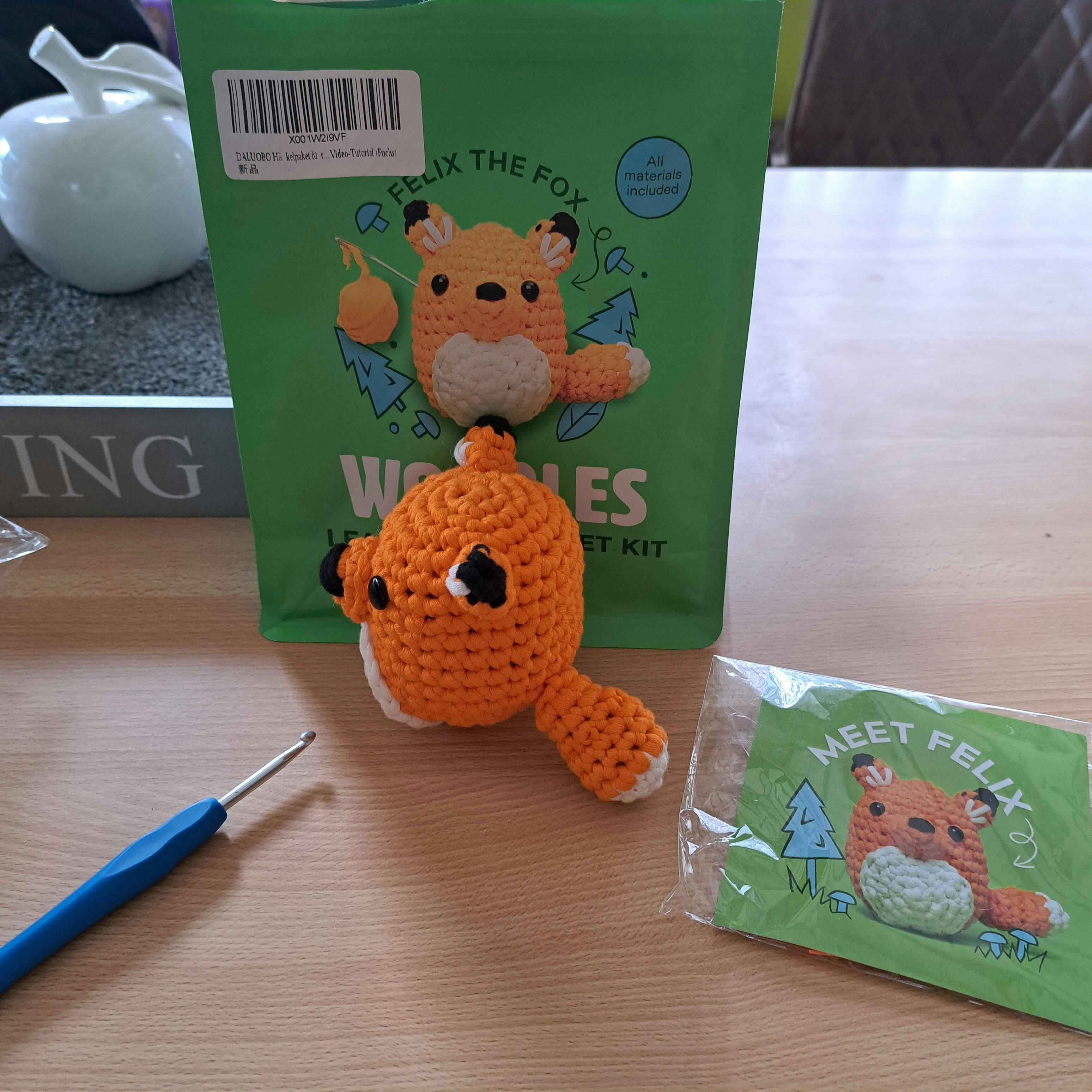 Fox Crochet Kit for Beginners | The Woobles