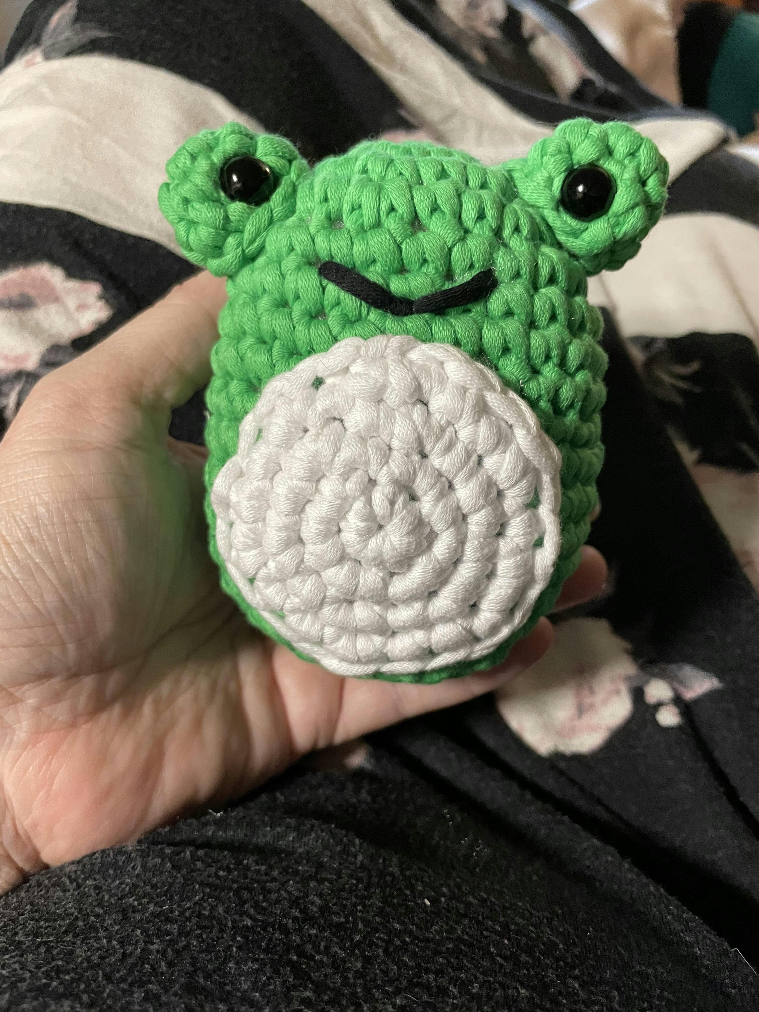 Frog Crochet Kit | Learn to Crochet with The Woobles
