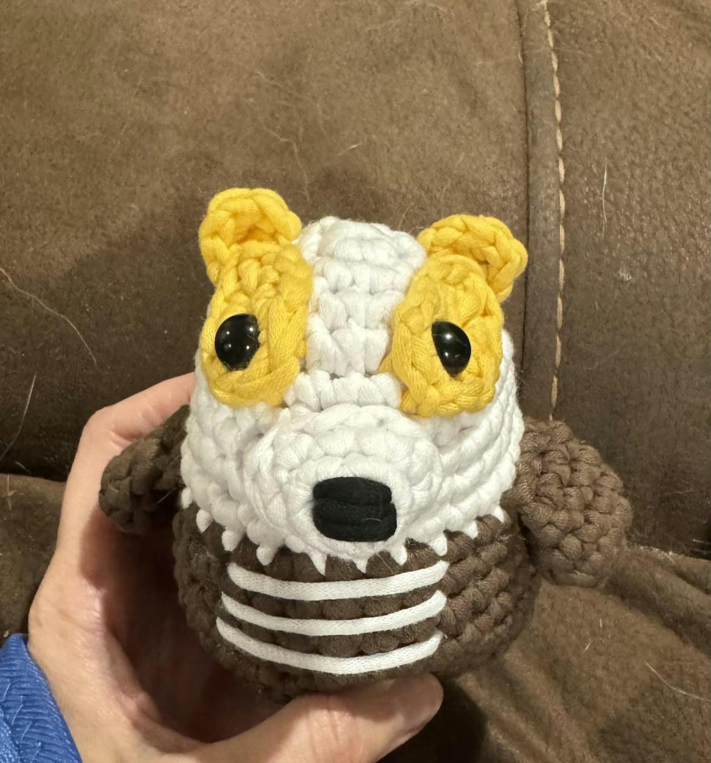 Hufflepuff™ Badger Crochet Kit for Beginners | The Woobles
