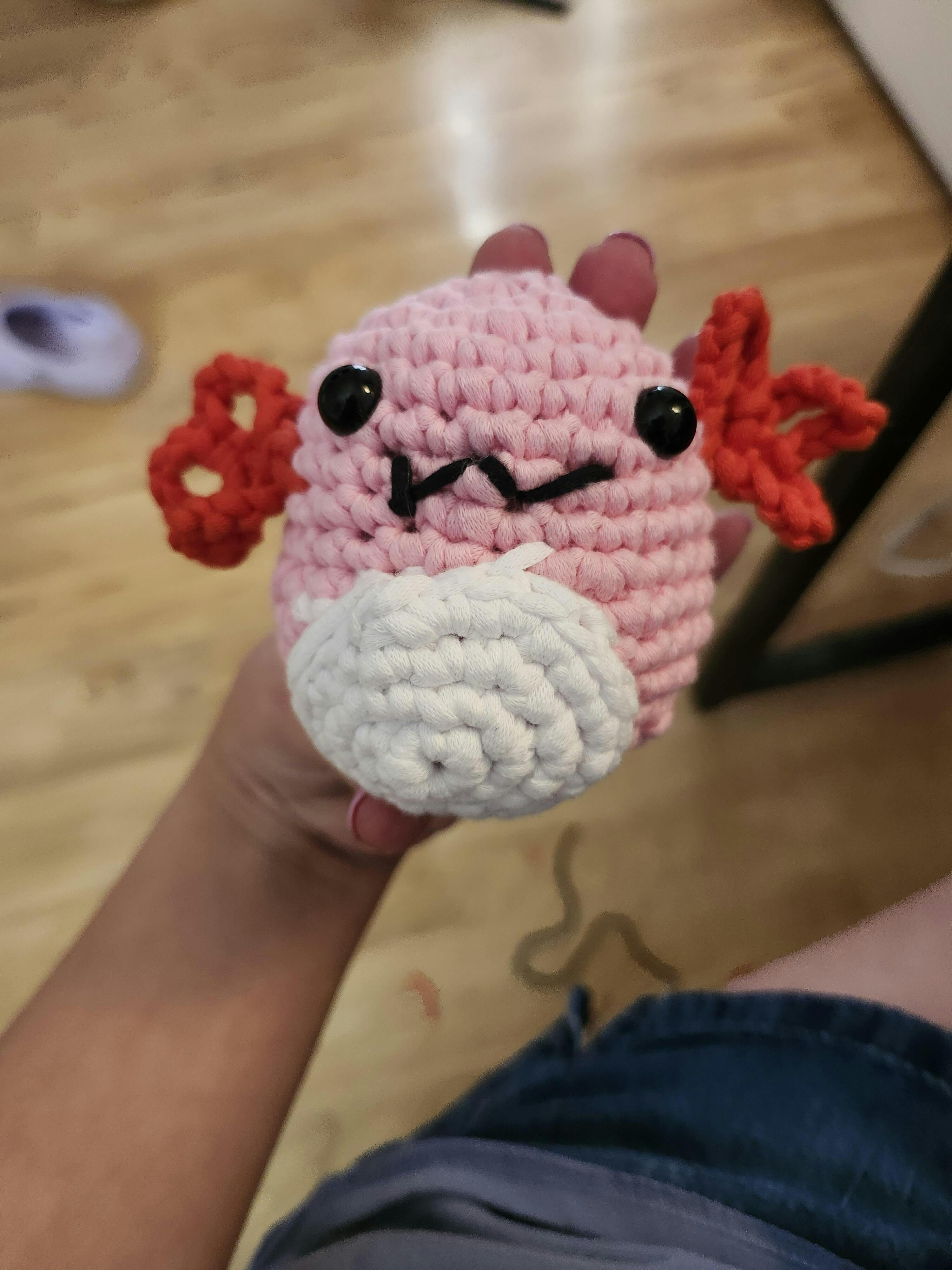 Limited Edition Axolotl Crochet Kit | The Woobles