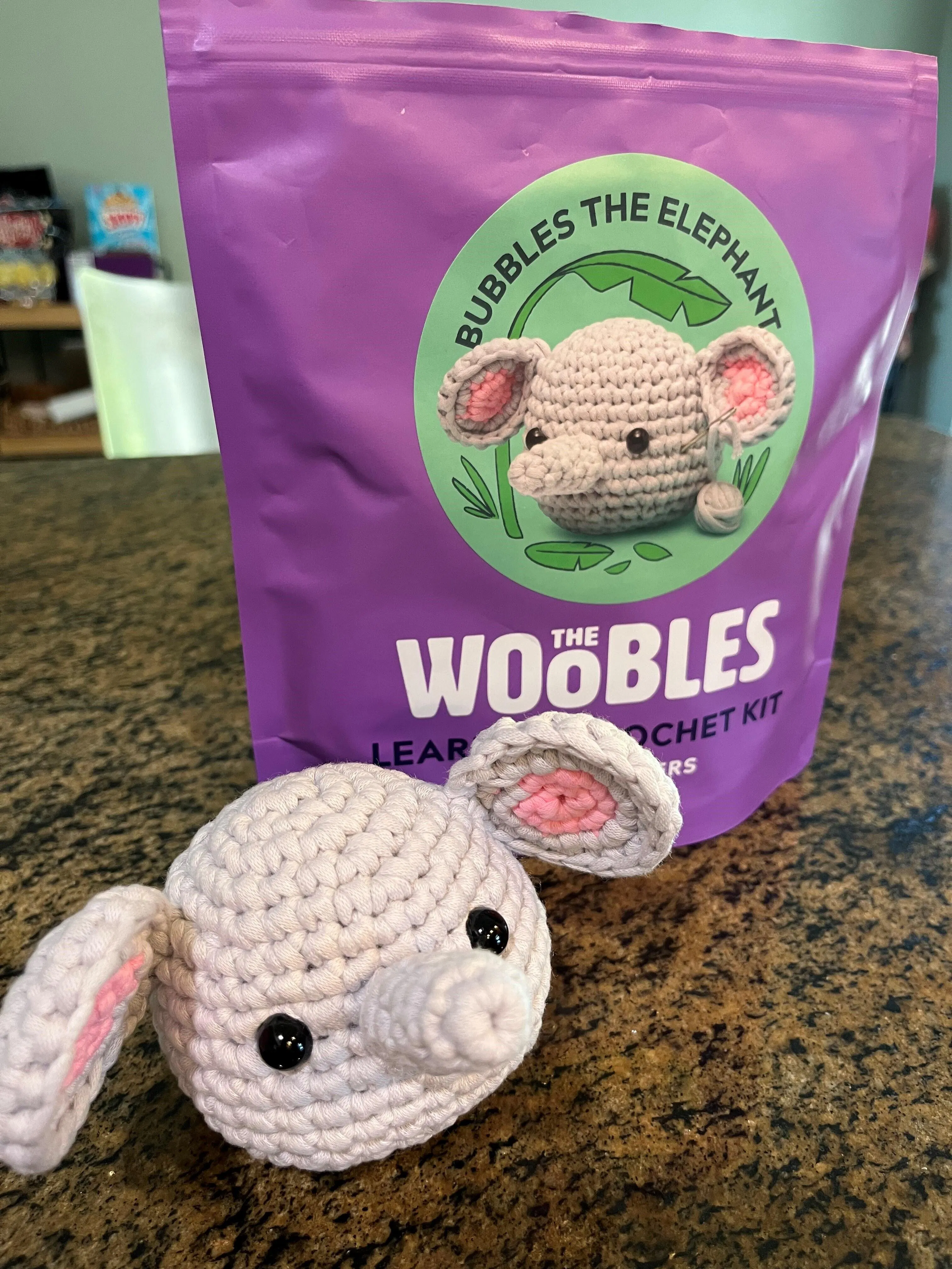 Elephant Crochet Kit | The Woobles