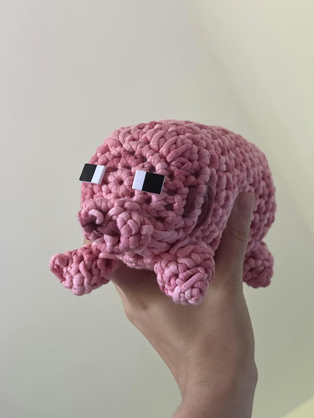 Minecraft Pig Crochet Kit for Beginners | The Woobles