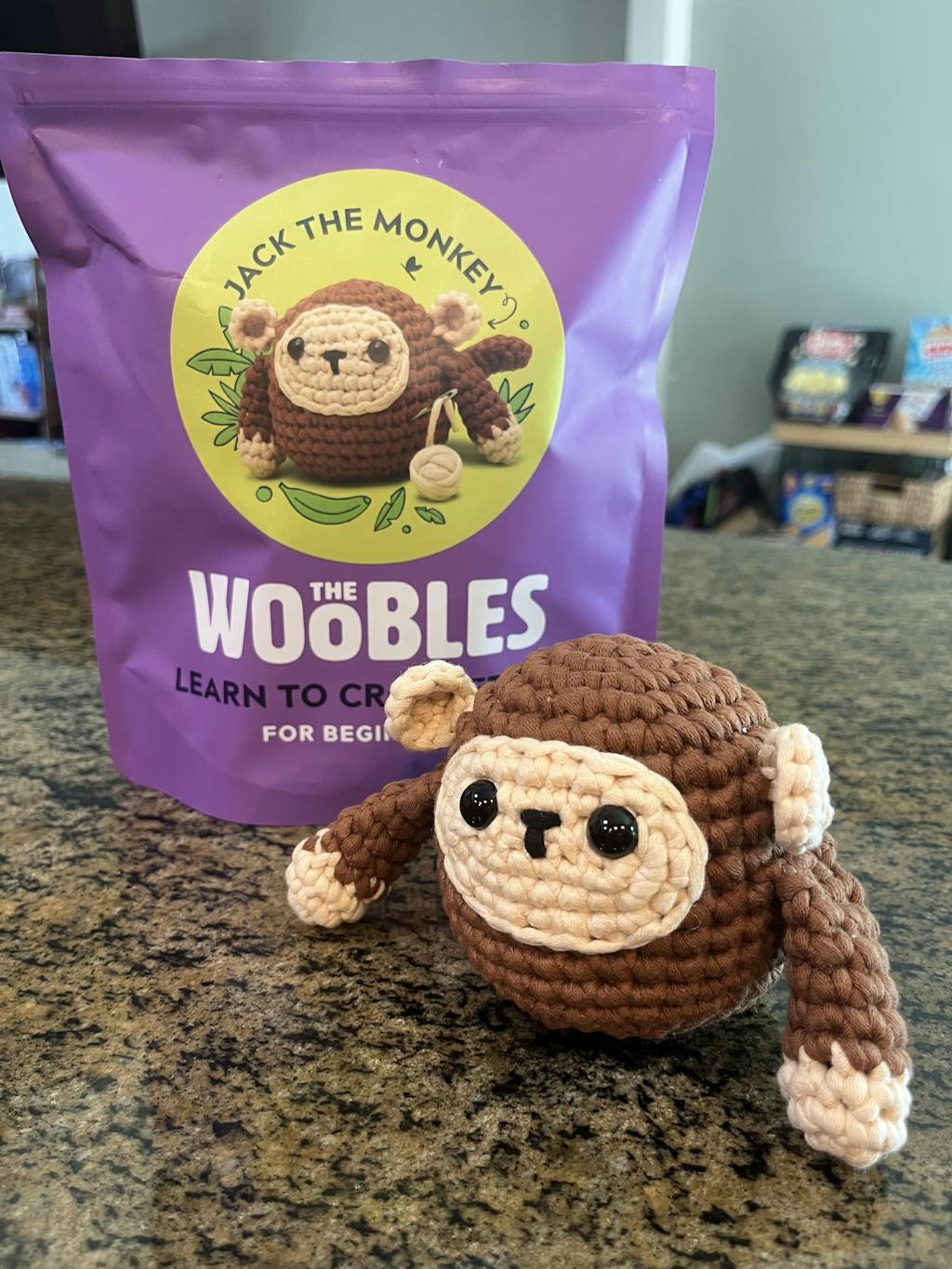Monkey Crochet Kit for Beginners | The Woobles