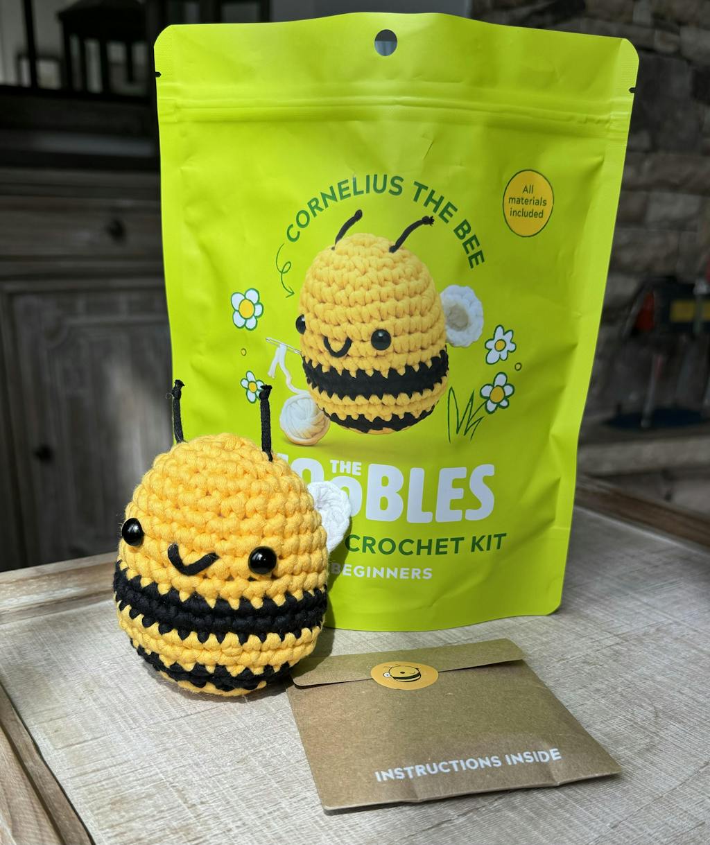 Bee Crochet Kit for Beginners | The Woobles