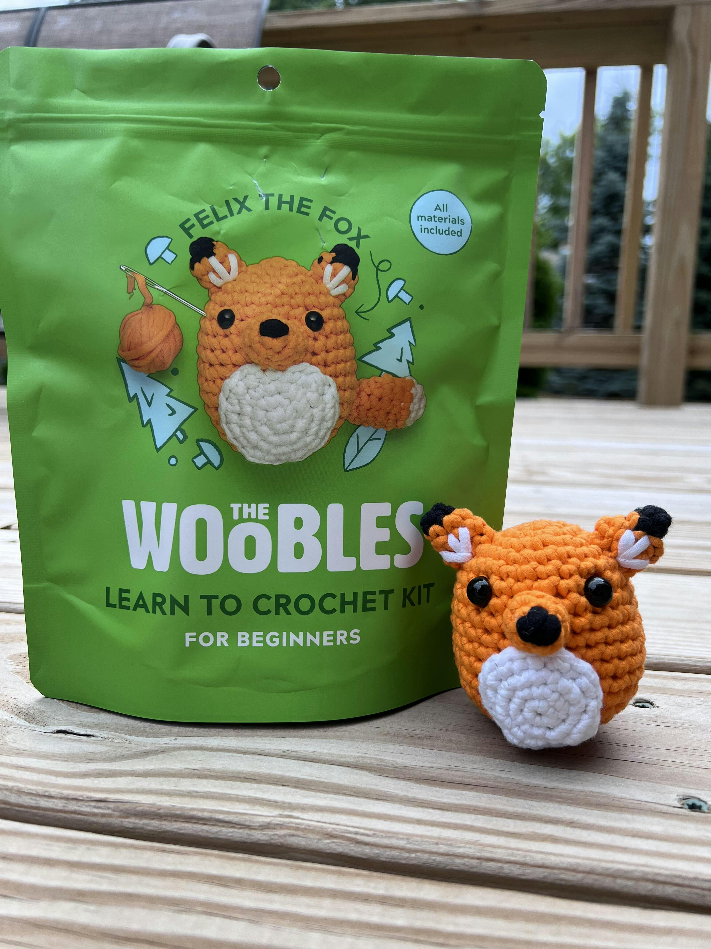 Fox Crochet Kit for Beginners | The Woobles