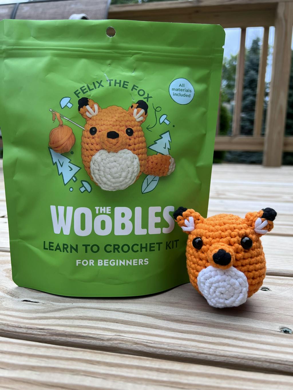 Fox Crochet Kit for Beginners | The Woobles
