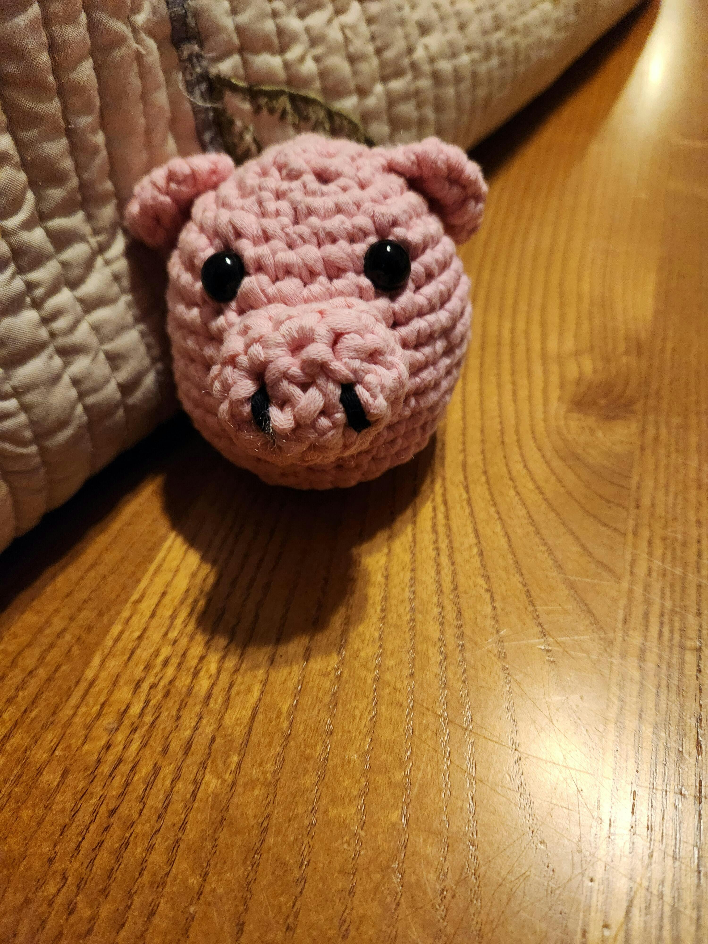 Pig Crochet Kit for Beginners | The Woobles