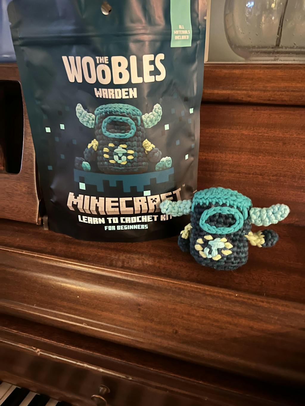 Minecraft Warden Crochet Kit for Beginners | The Woobles