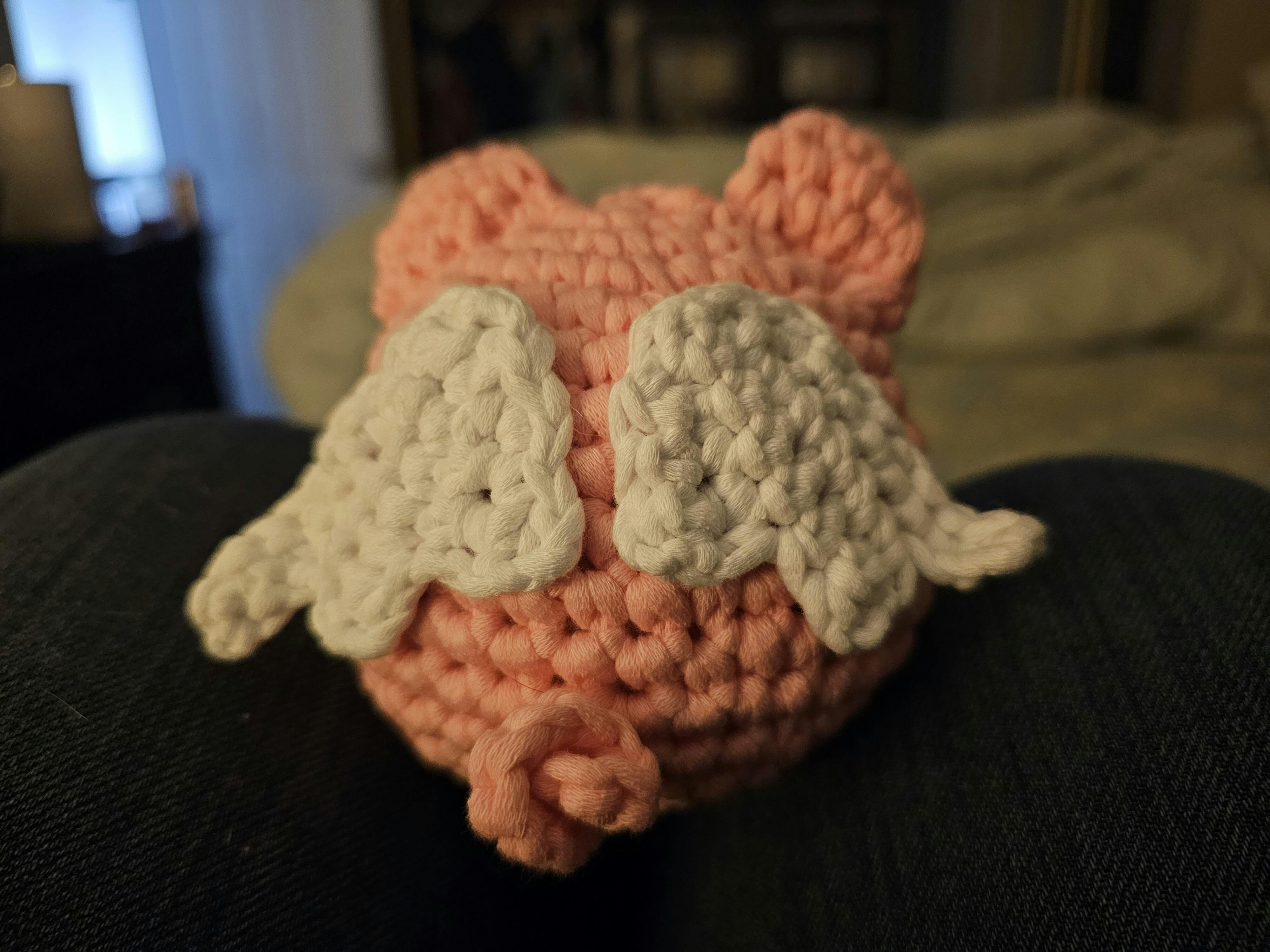 Pig Crochet Kit for Beginners | The Woobles
