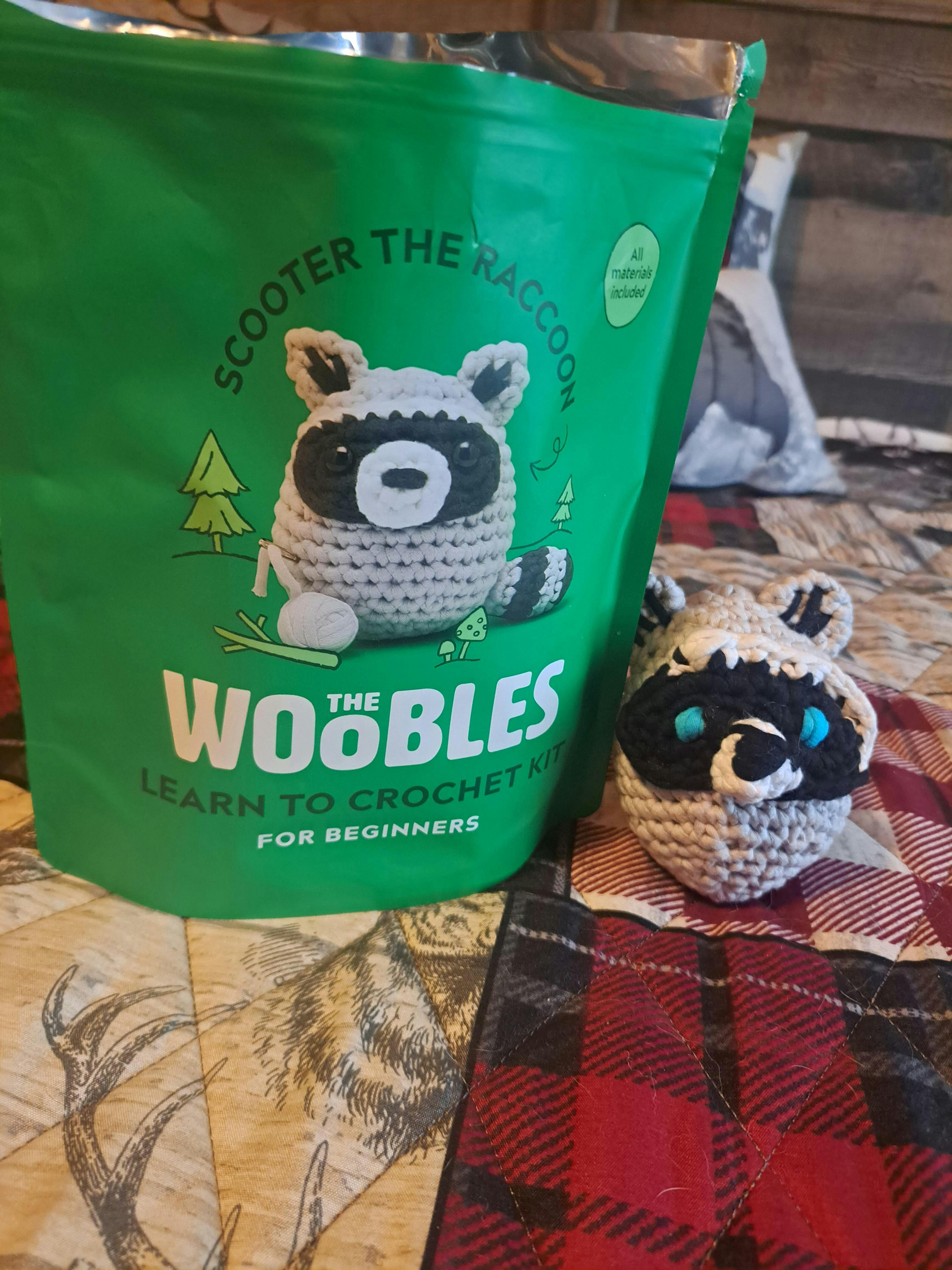 Raccoon Crochet Kit for Beginners | The Woobles