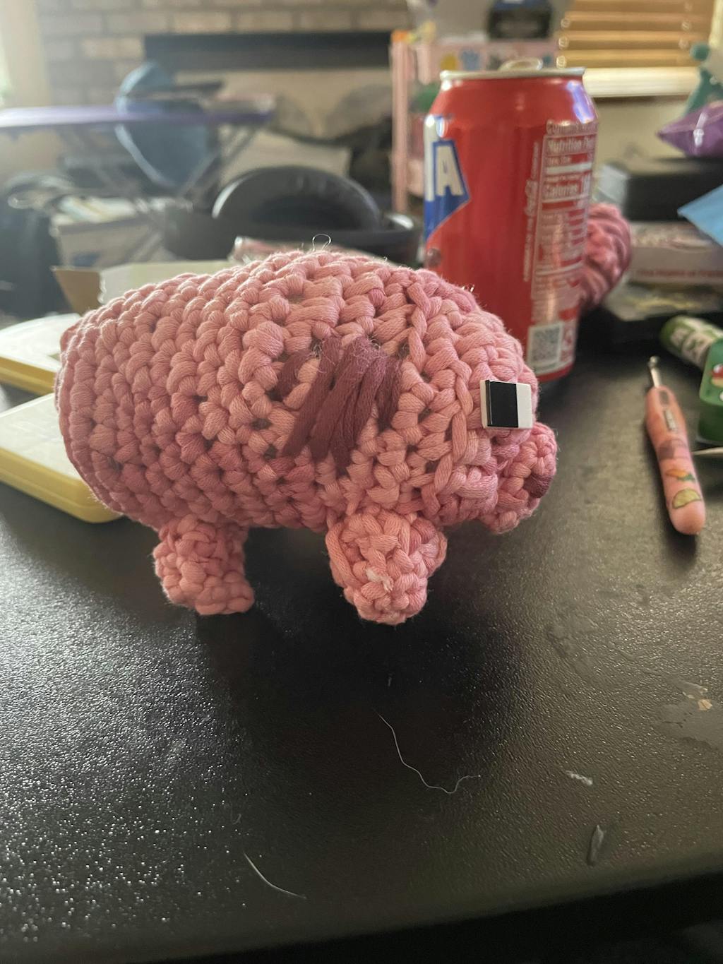 Minecraft Pig Crochet Kit for Beginners | The Woobles