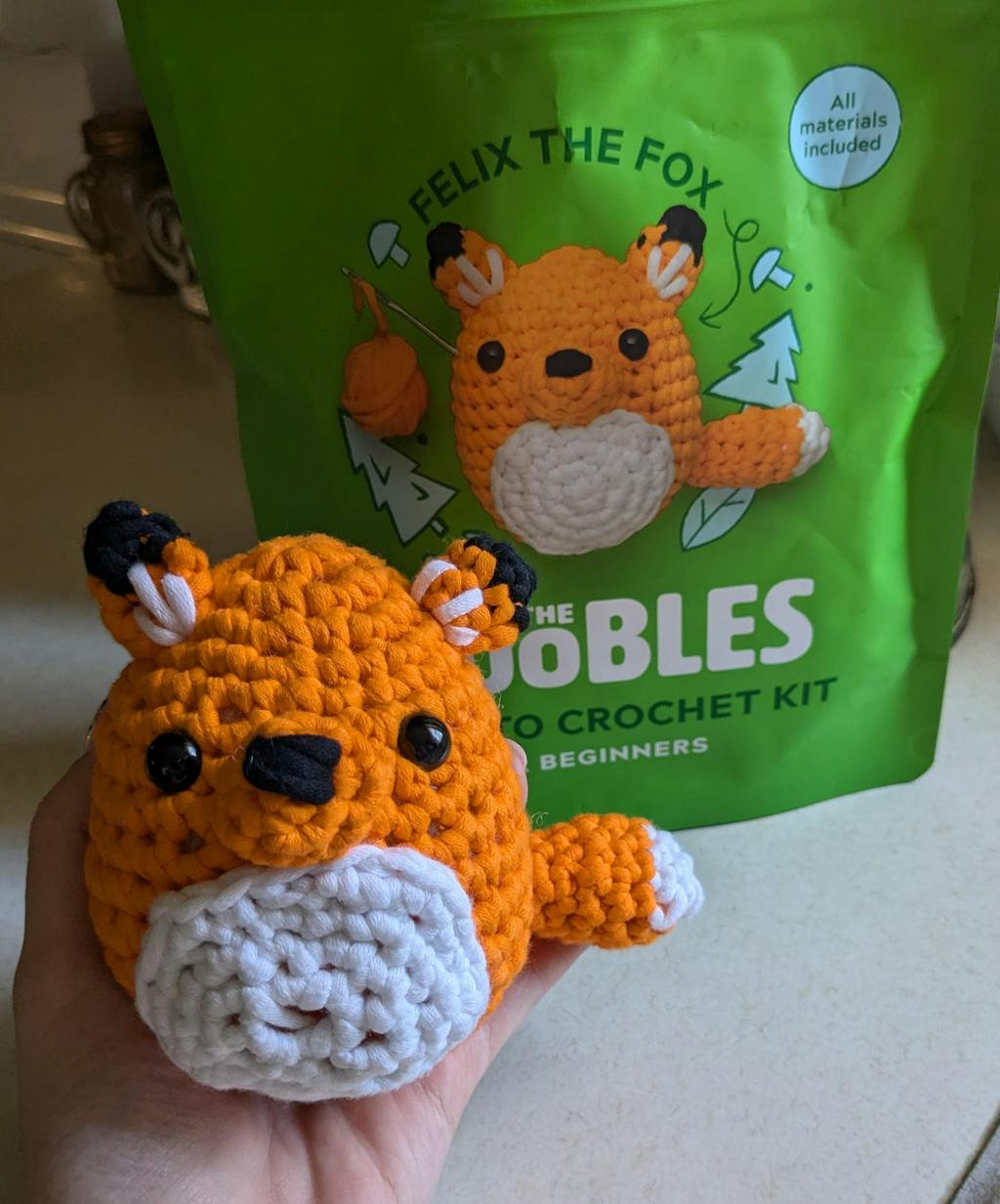 Fox Crochet Kit for Beginners | The Woobles