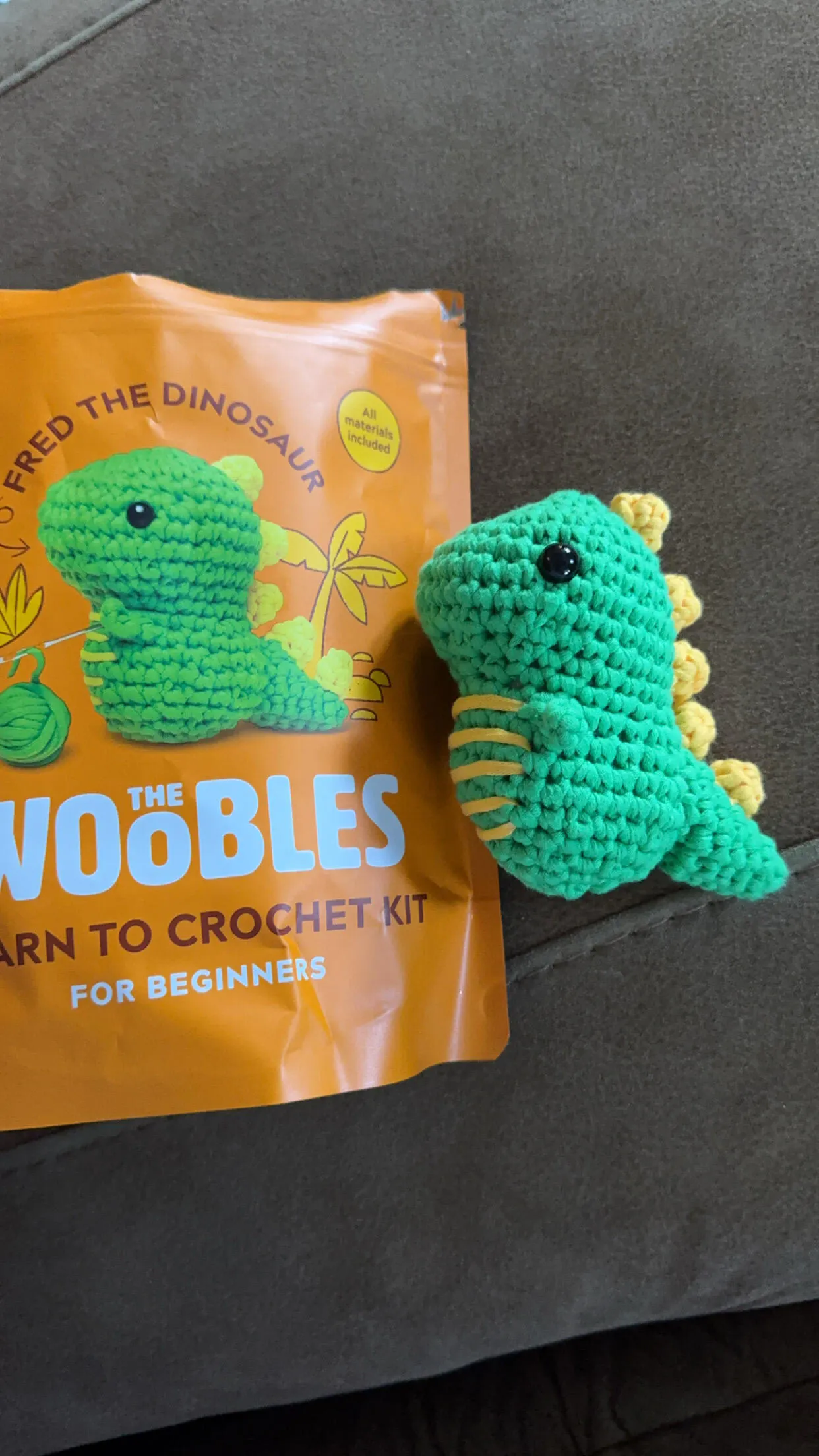 Dinosaur Crochet Kit for Beginners | The Woobles