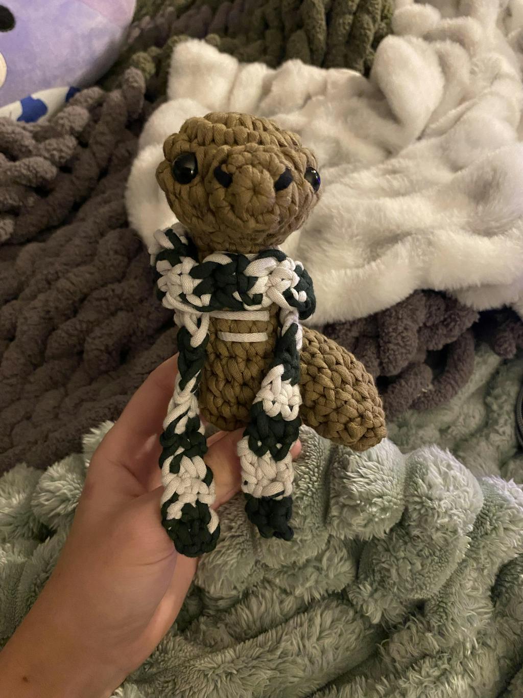 Slytherin™ Serpent and Scarf Crochet Bundle | The Woobles