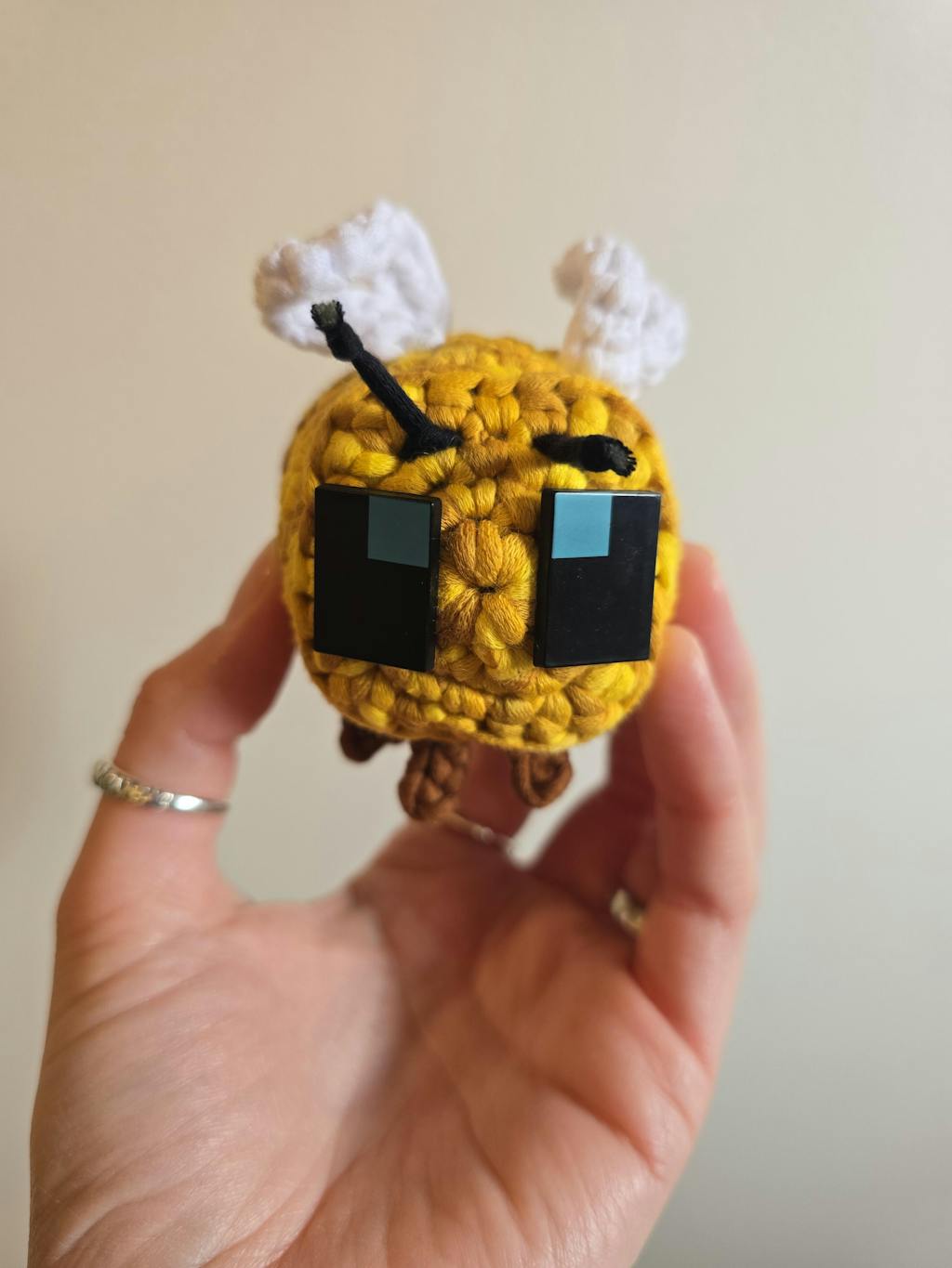 Minecraft Bee Crochet Kit for Beginners | The Woobles