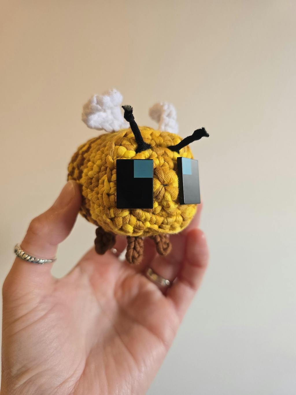 Minecraft Bee Crochet Kit for Beginners | The Woobles