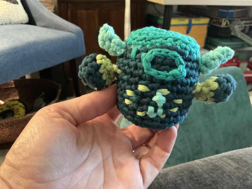 Minecraft Warden Crochet Kit for Beginners | The Woobles