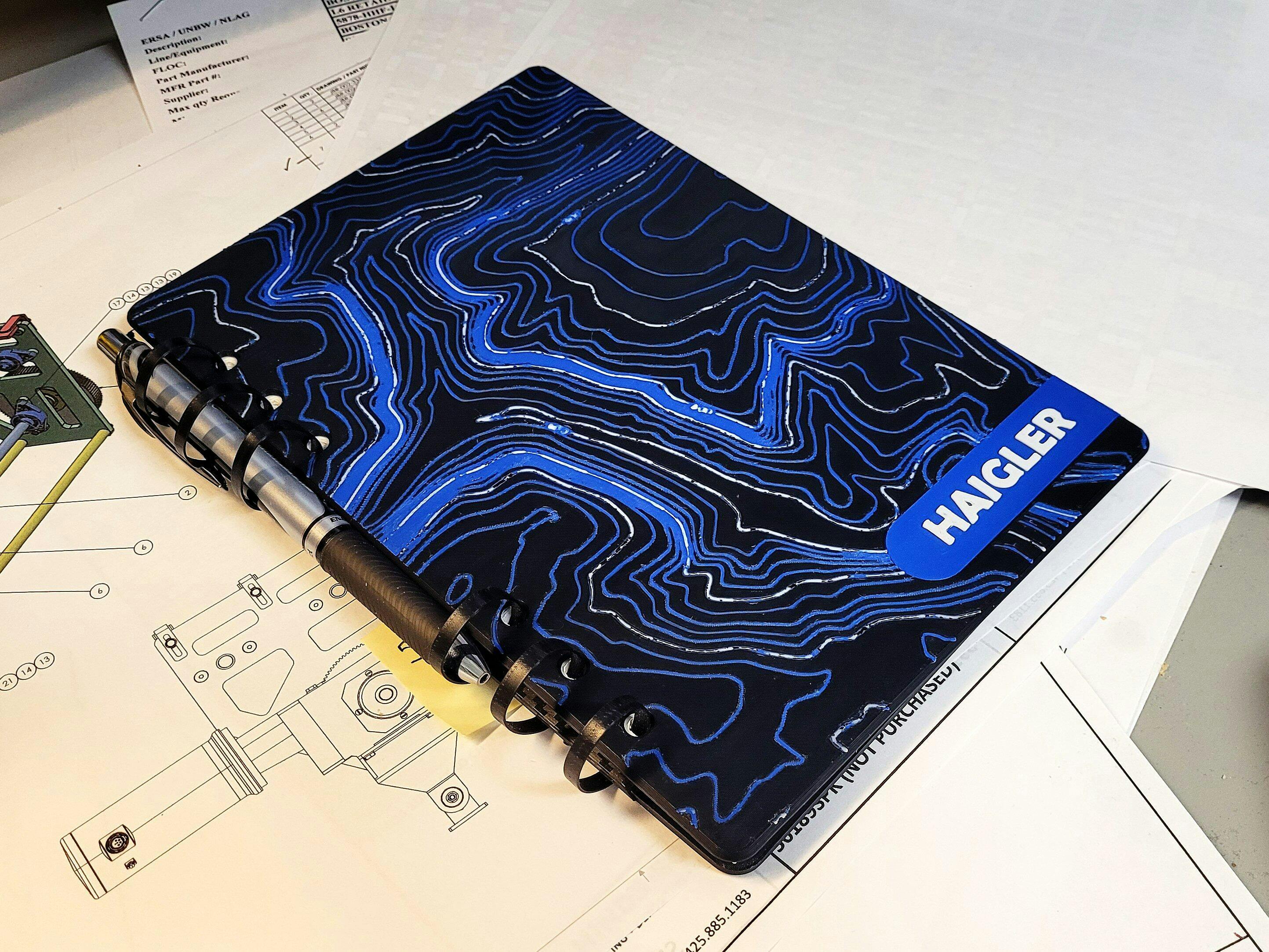 3D Printed Notebook .STL Pack (Digital Files) – The Workspace Hero