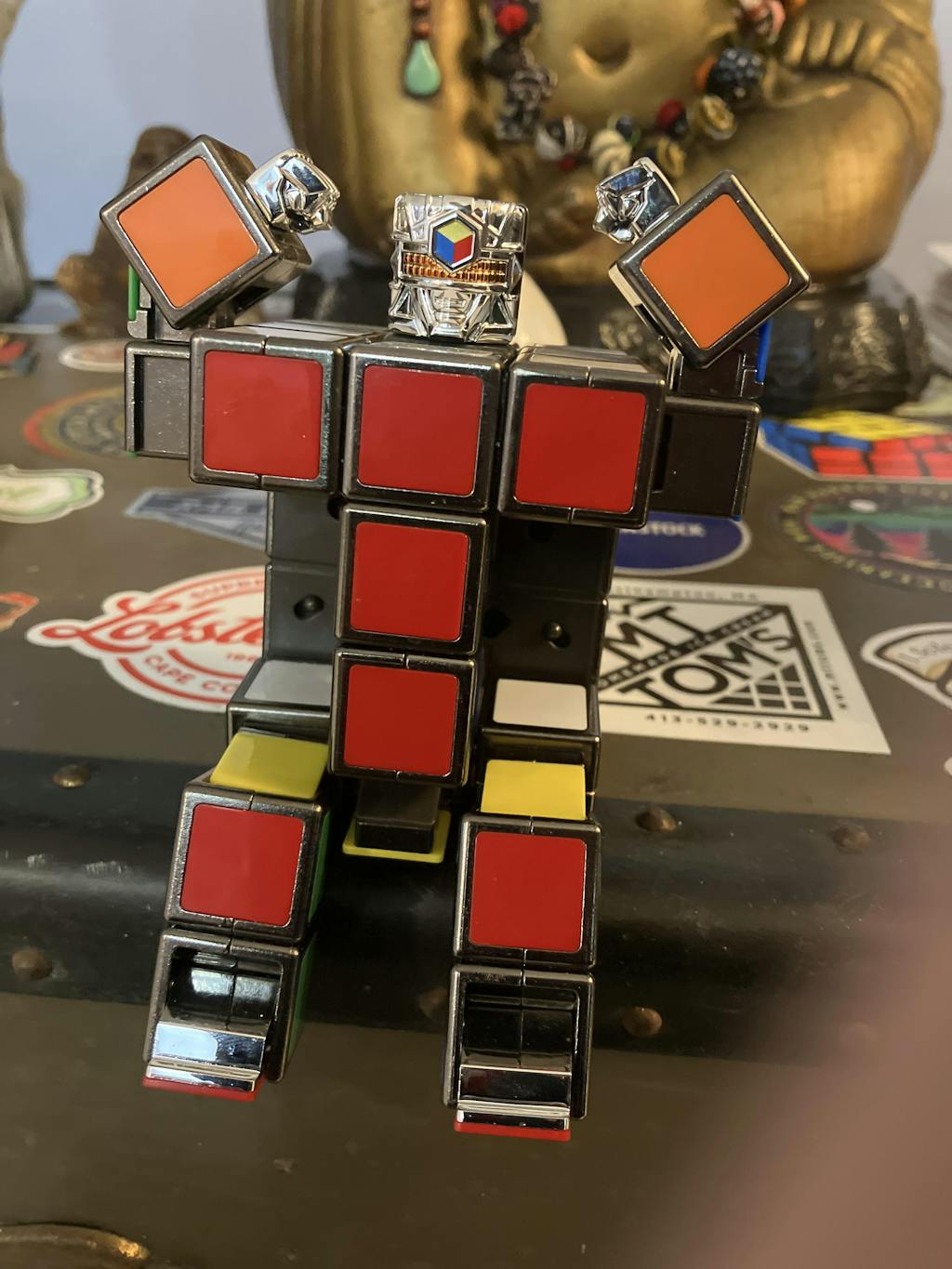 Chogokin Rubik's Cube Transforming Robot Figure – TheCubicle