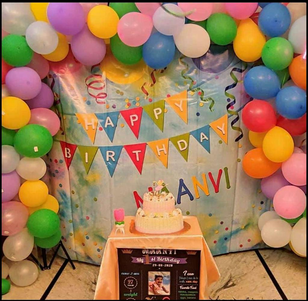 Buy Joyful Theme Birthday Backdrop | Party Supplies | Thememyparty ...