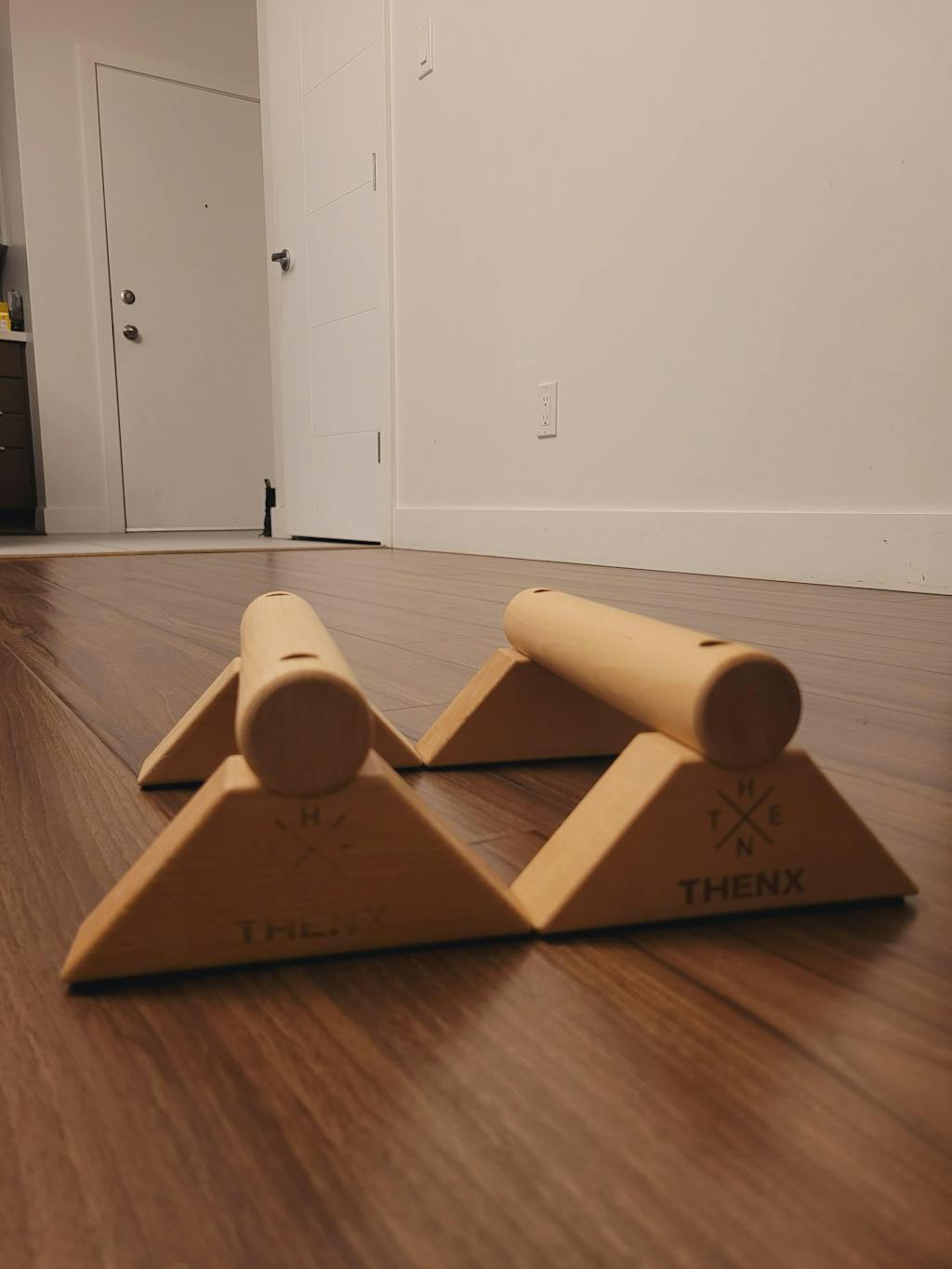THENX Small Wooden Parallettes - Calisthenics & Strength Training
