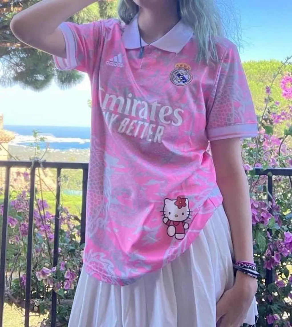 Real Madrid Hello Kitty Limited Edition Jersey - THEOUTSIDESIDE