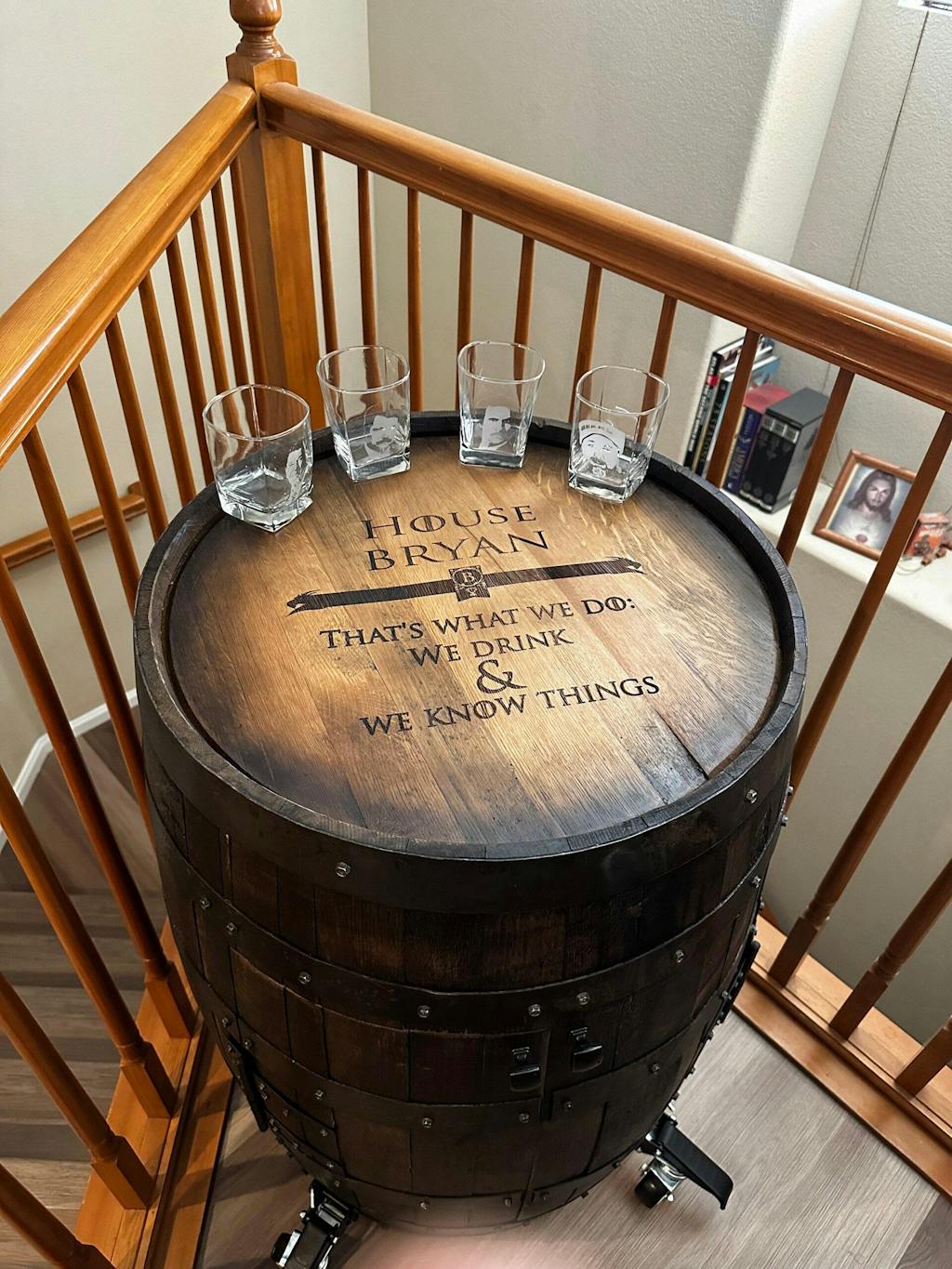 Premium Whiskey Barrel Cabinet – TheWhiskeyWorkshop