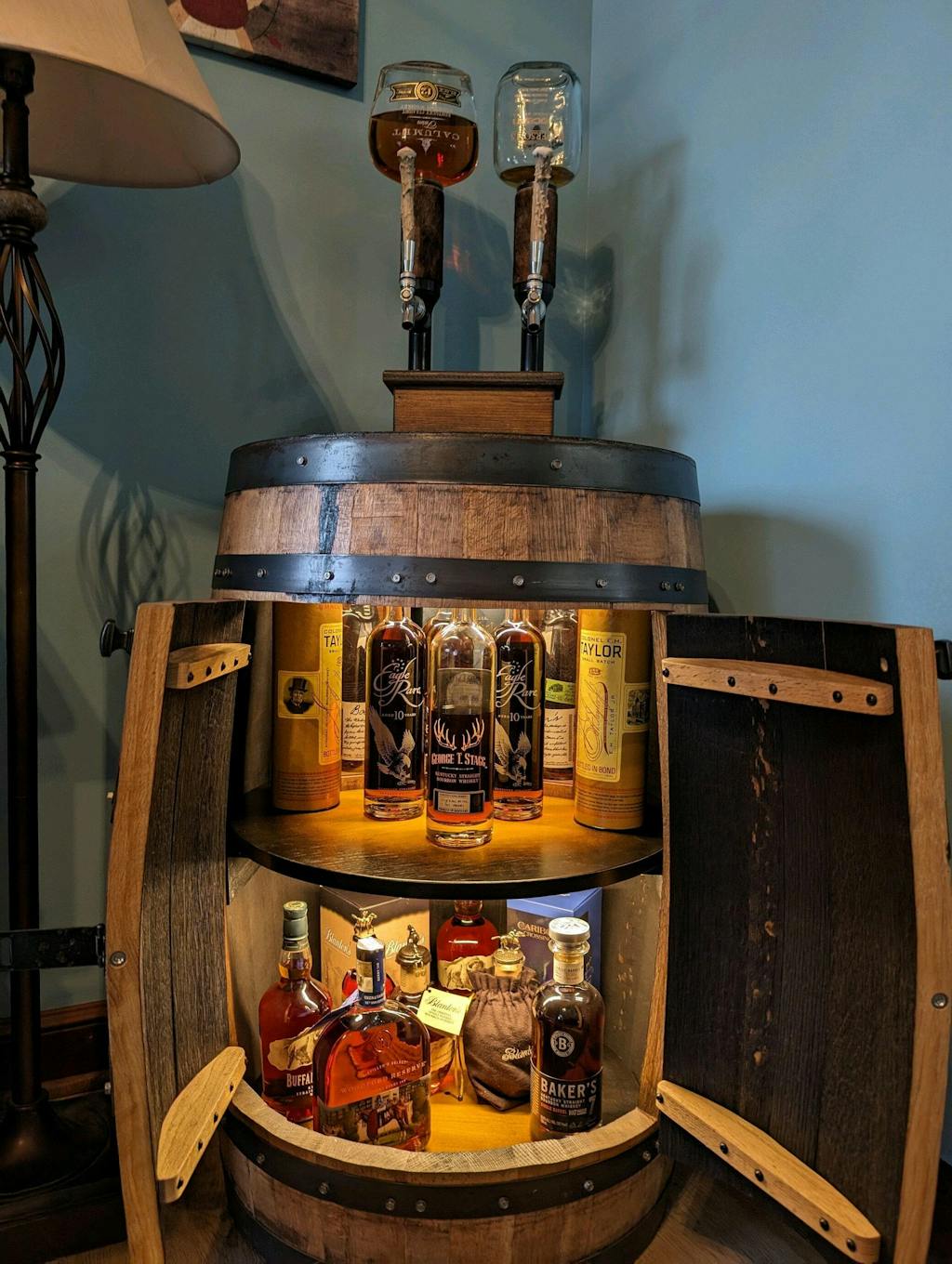 Premium Whiskey Barrel Cabinet – TheWhiskeyWorkshop