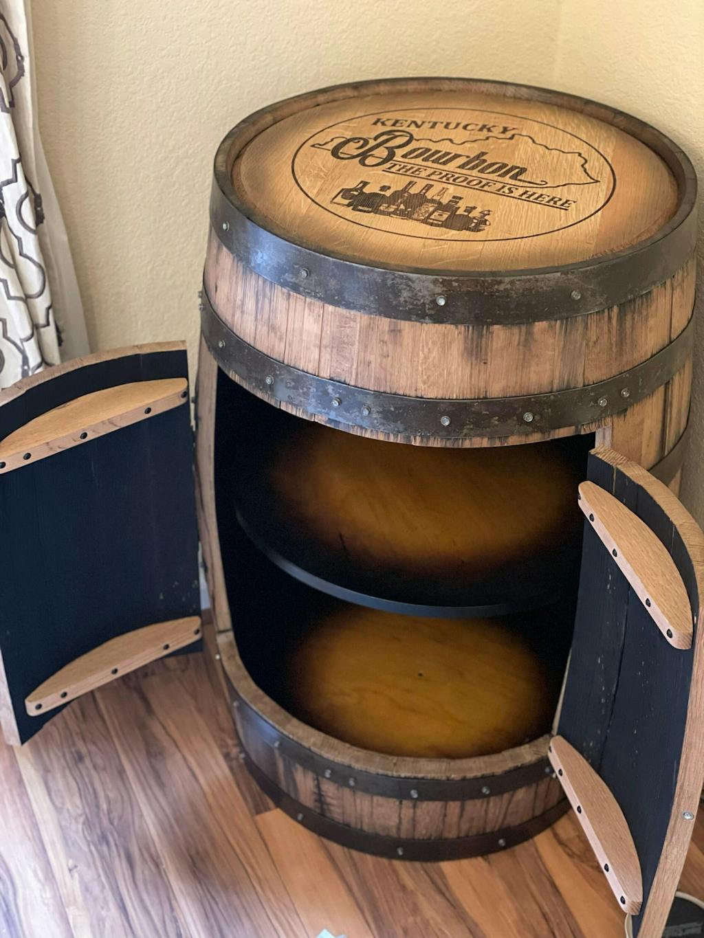 Standard Whiskey Barrel Cabinet – TheWhiskeyWorkshop