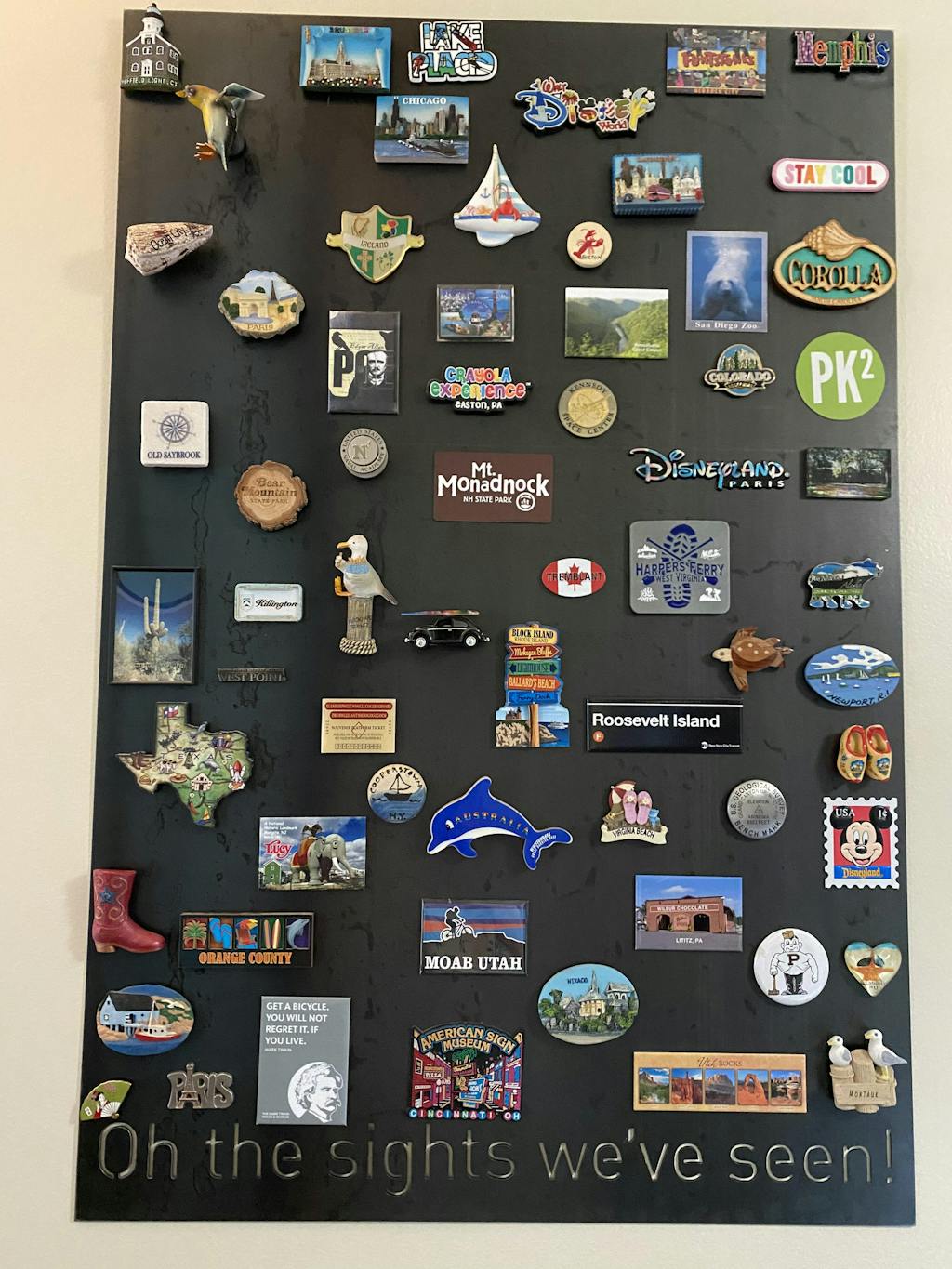 Travel Magnet Board, Custom Magnet Board, Metal Magnet Board, Magnet ...