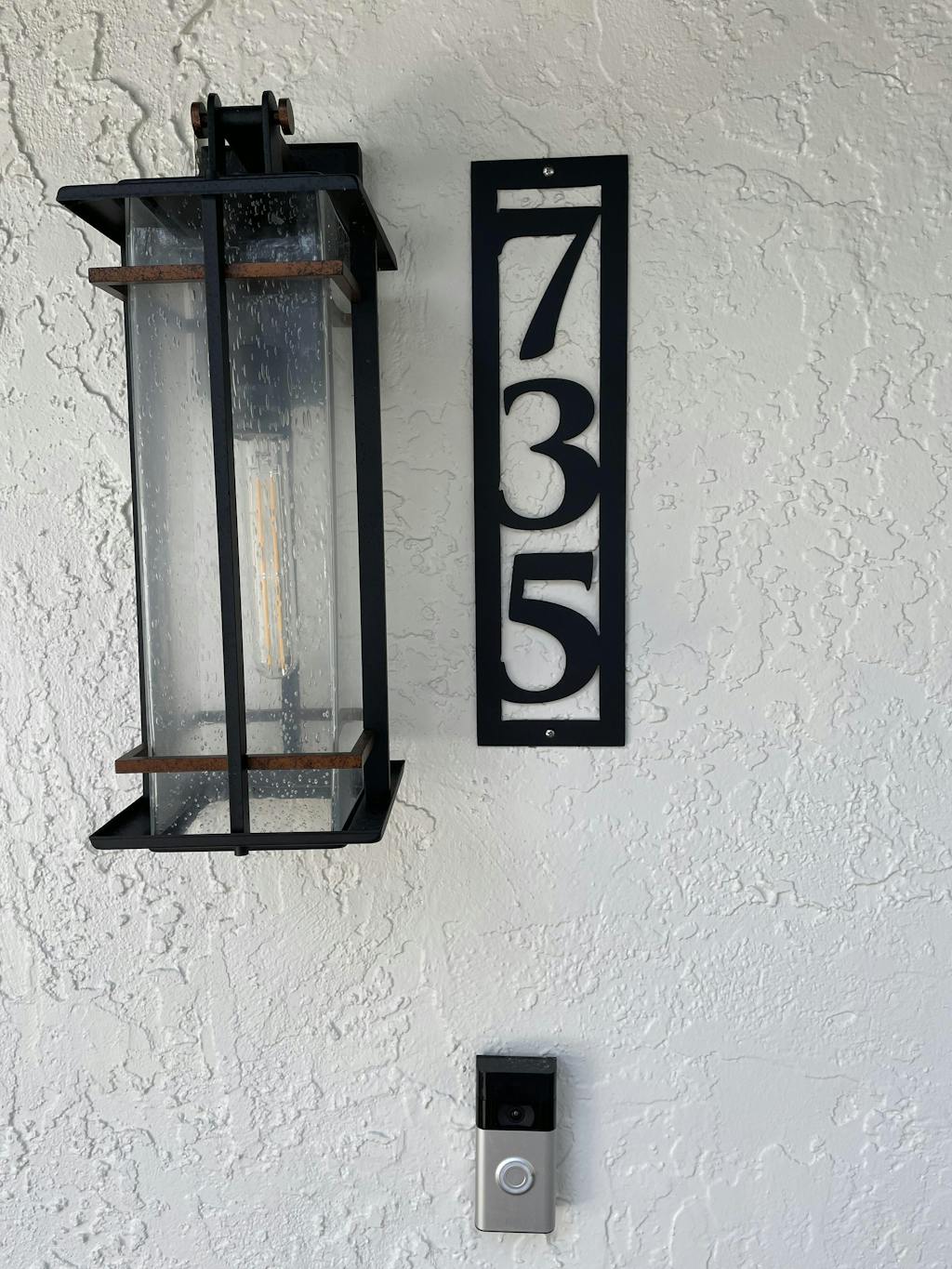 Ornate Address Marker, Metal Address Number, Metal Address Sign - Think ...