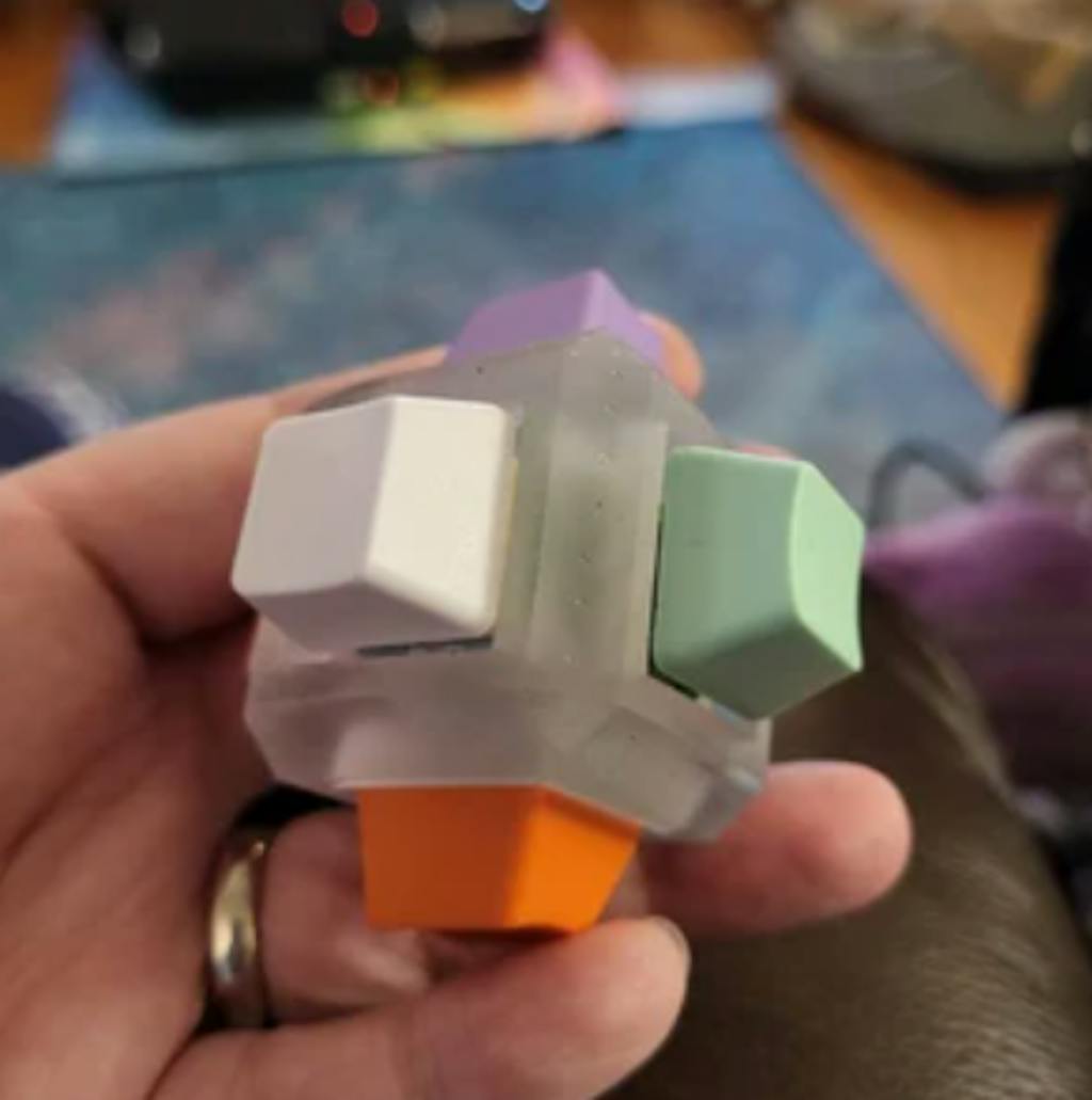 Fidget Cube Pro 6x Mechanical Switch Fidget Toy – Thock King