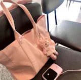 Pink Bow Shoulder Bag | Bag | Three Fleas