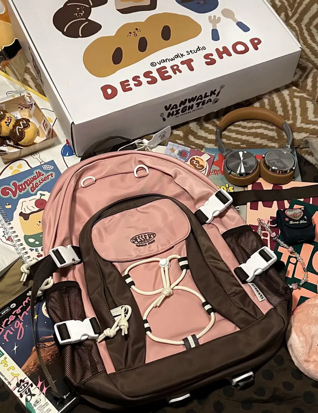 Summer Tea Dessert Large Backpack | Bag | Three Fleas